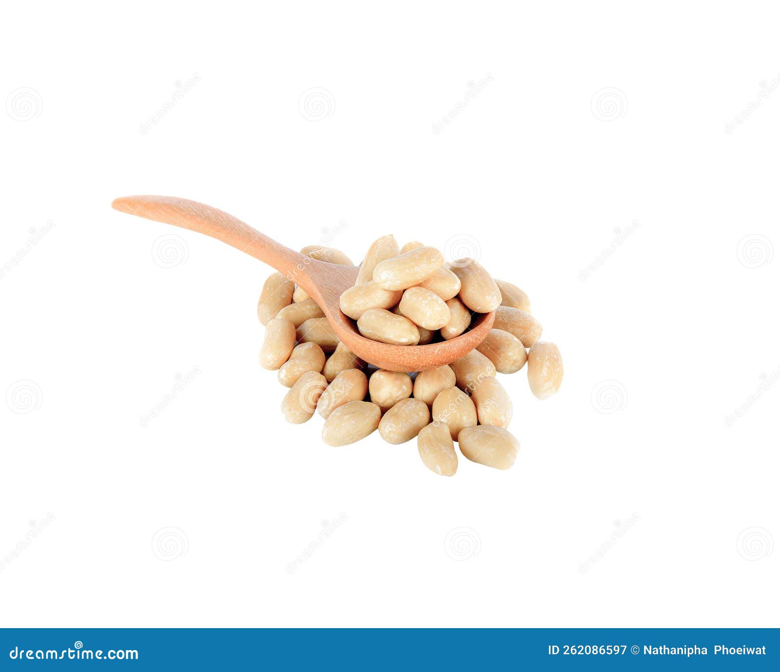 Pea nut isolated on white stock image. Image of salted - 262086597