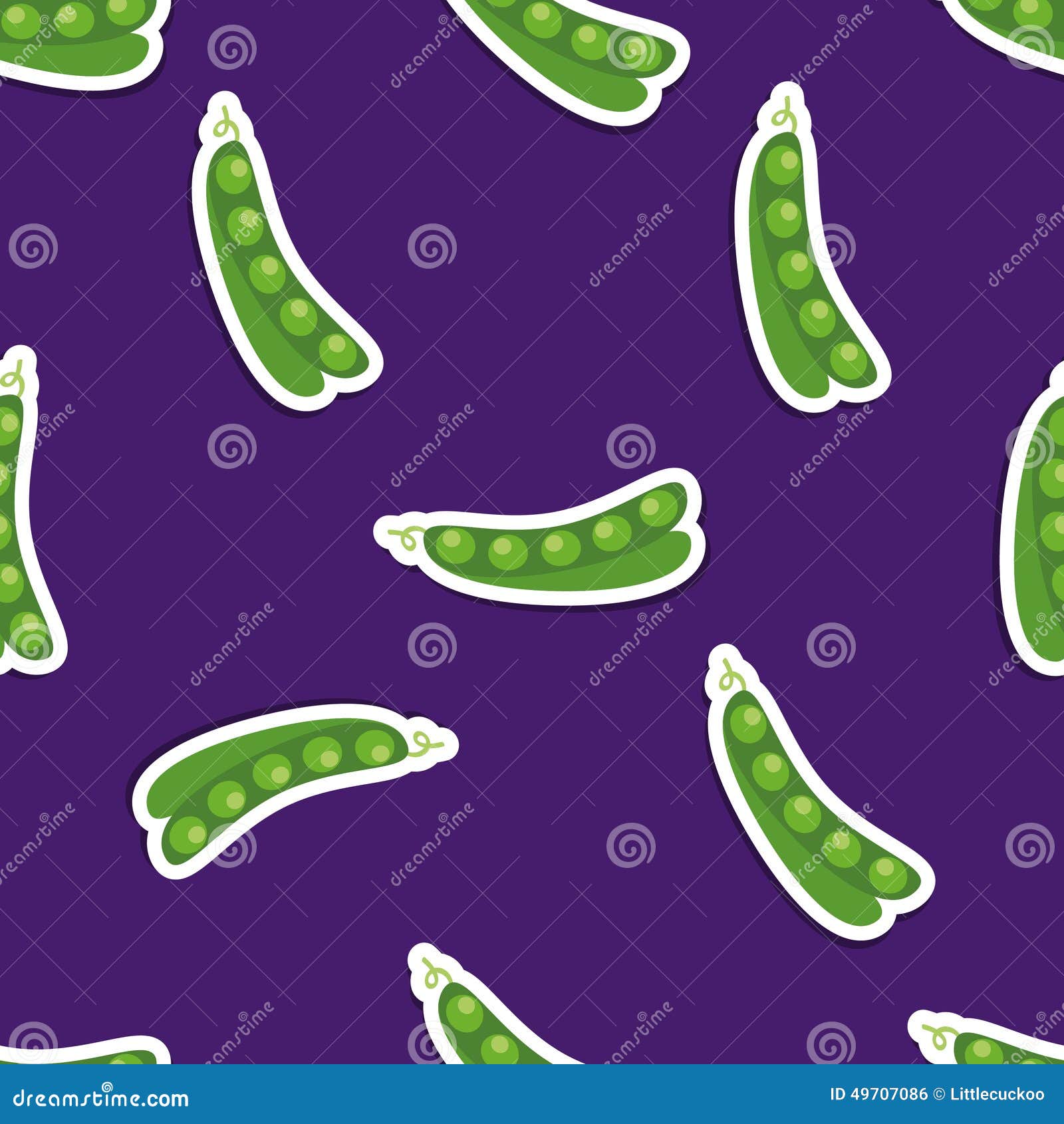 Pea Pattern. Seamless Texture Stock Vector - Illustration of backdrop ...
