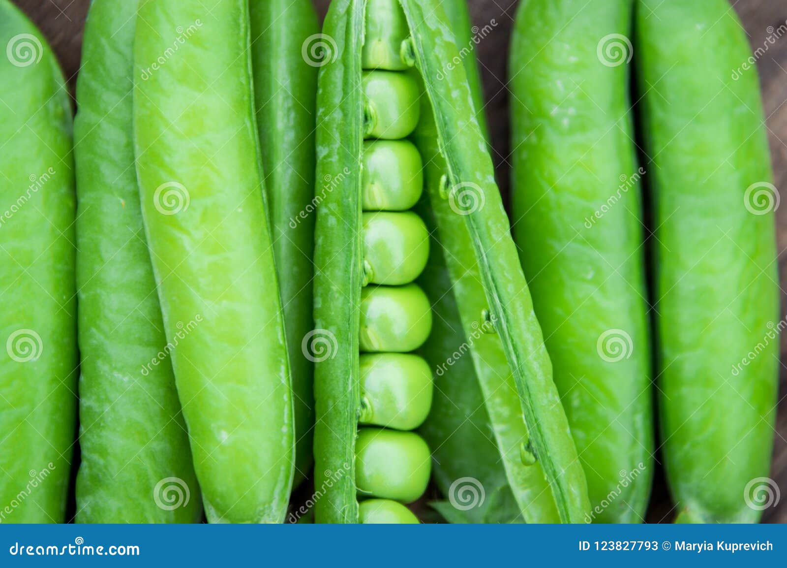 Pea pods macro stock image. Image of organic, ripe, crop - 123827793