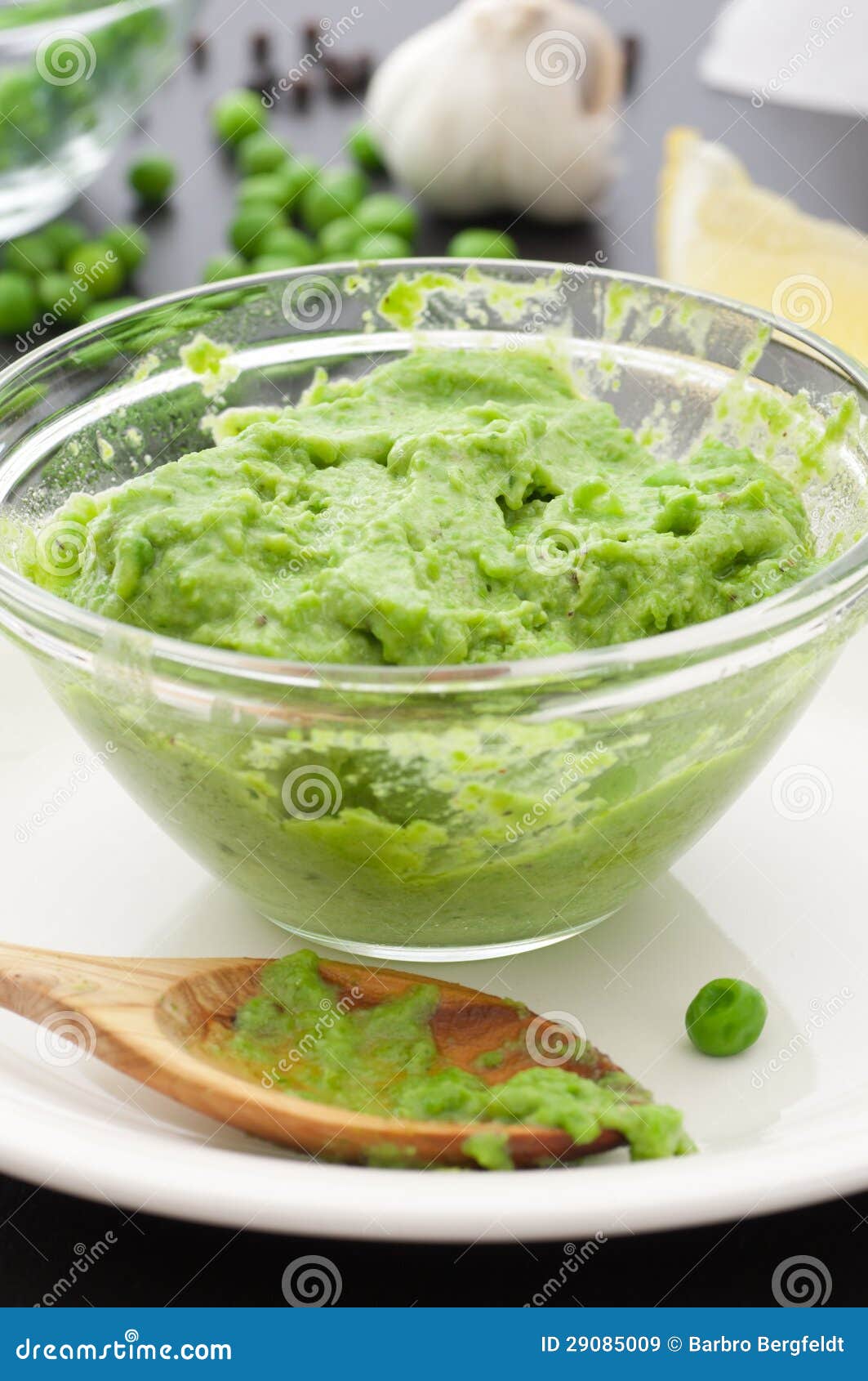 Pea Puree stock image. Image of condiment, paste, organic - 29085009