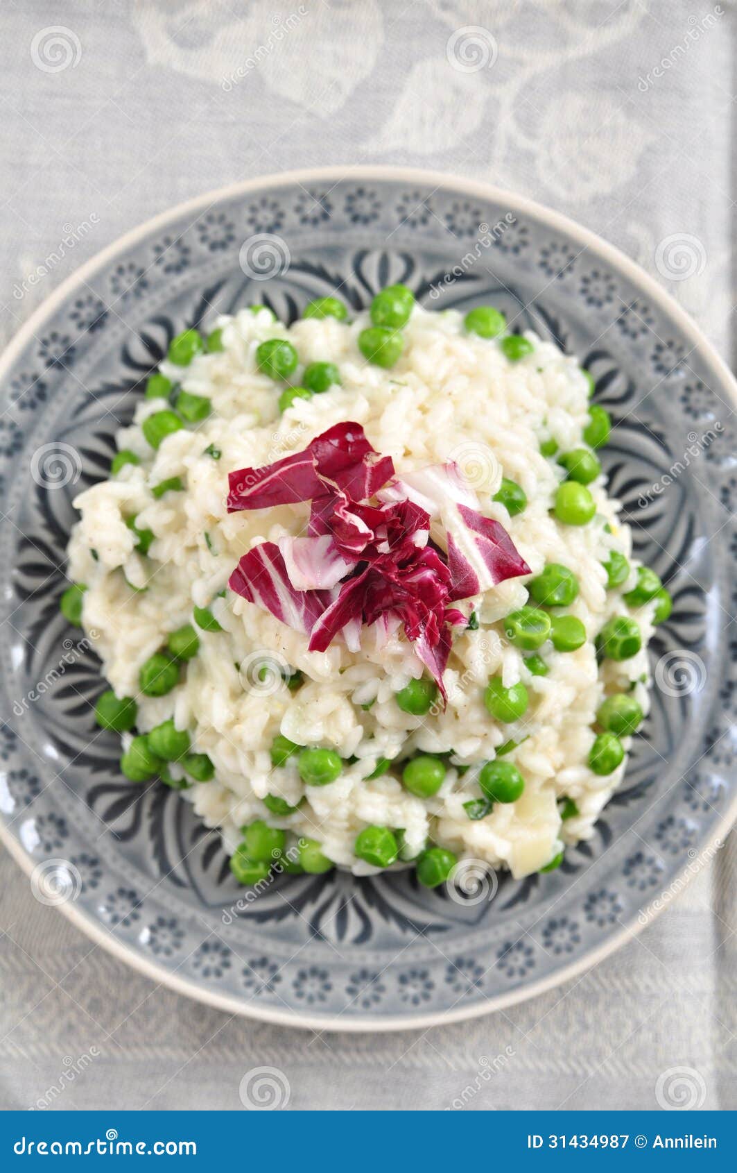 Pea Risotto stock image. Image of alborio, detail, cheese - 31434987