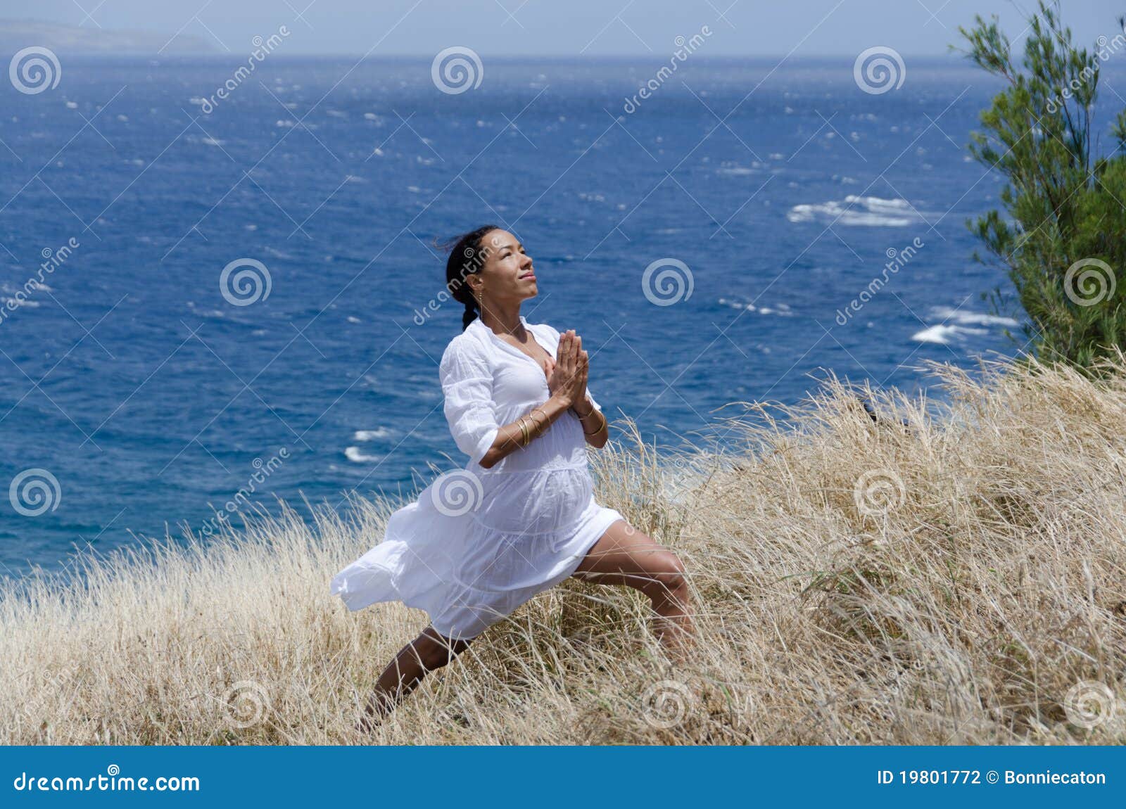 At Peace stock photo. Image of accomplished, eyes, beauty - 19801772