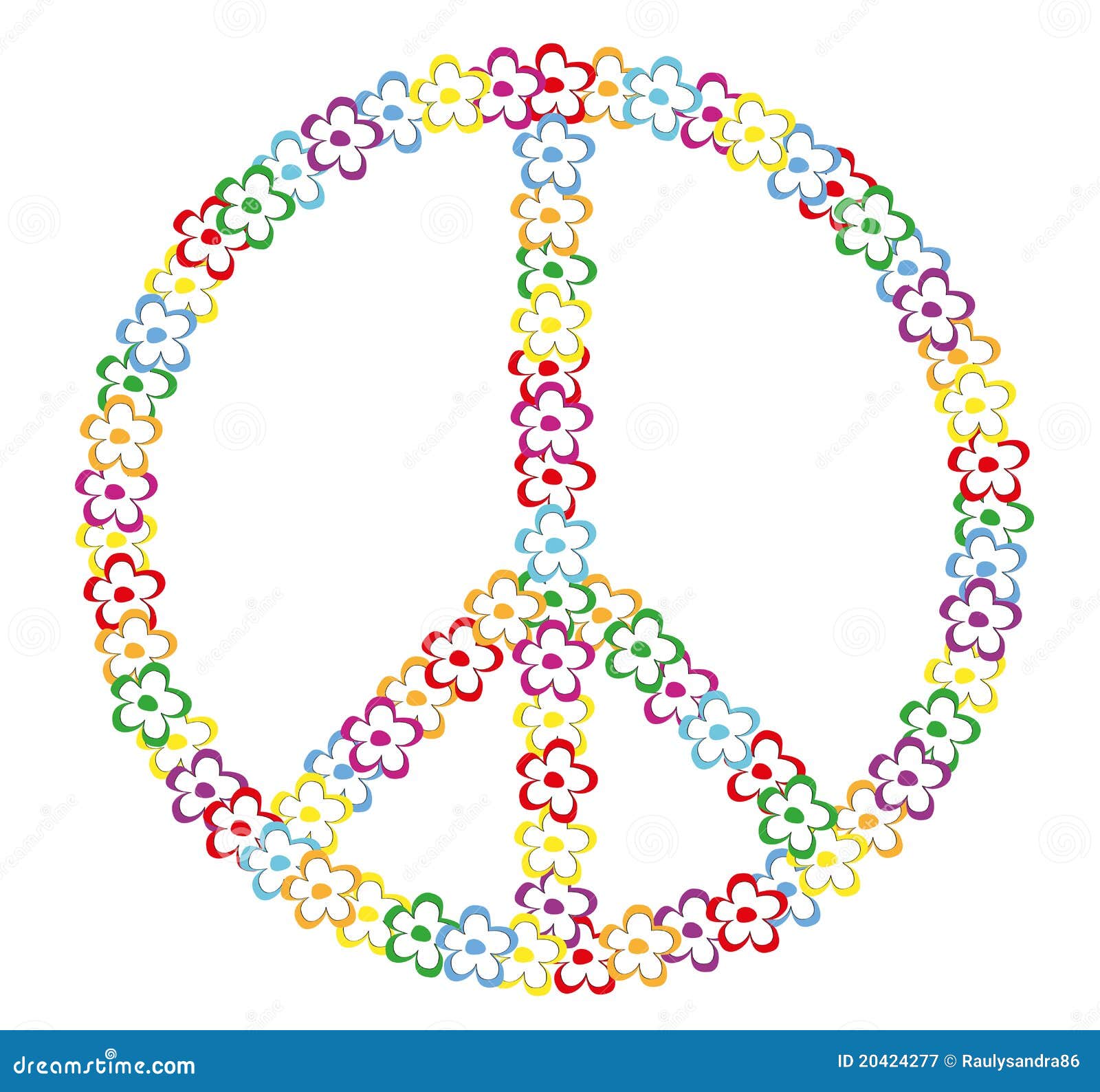 Peace stock illustration. Illustration of spring, colors - 20424277