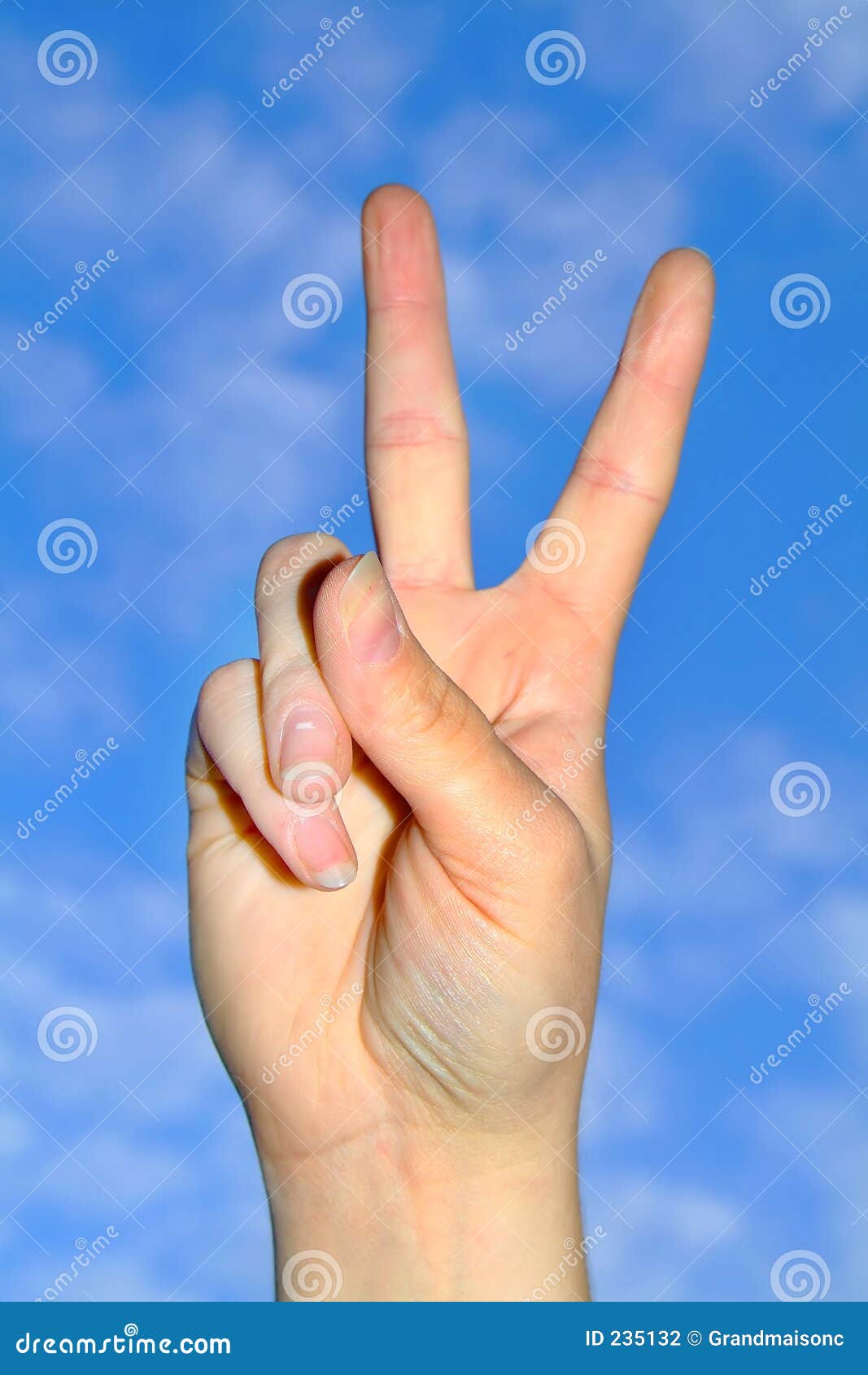 Peace stock photo. Image of thumb, conceptual, idea, isolated - 235132
