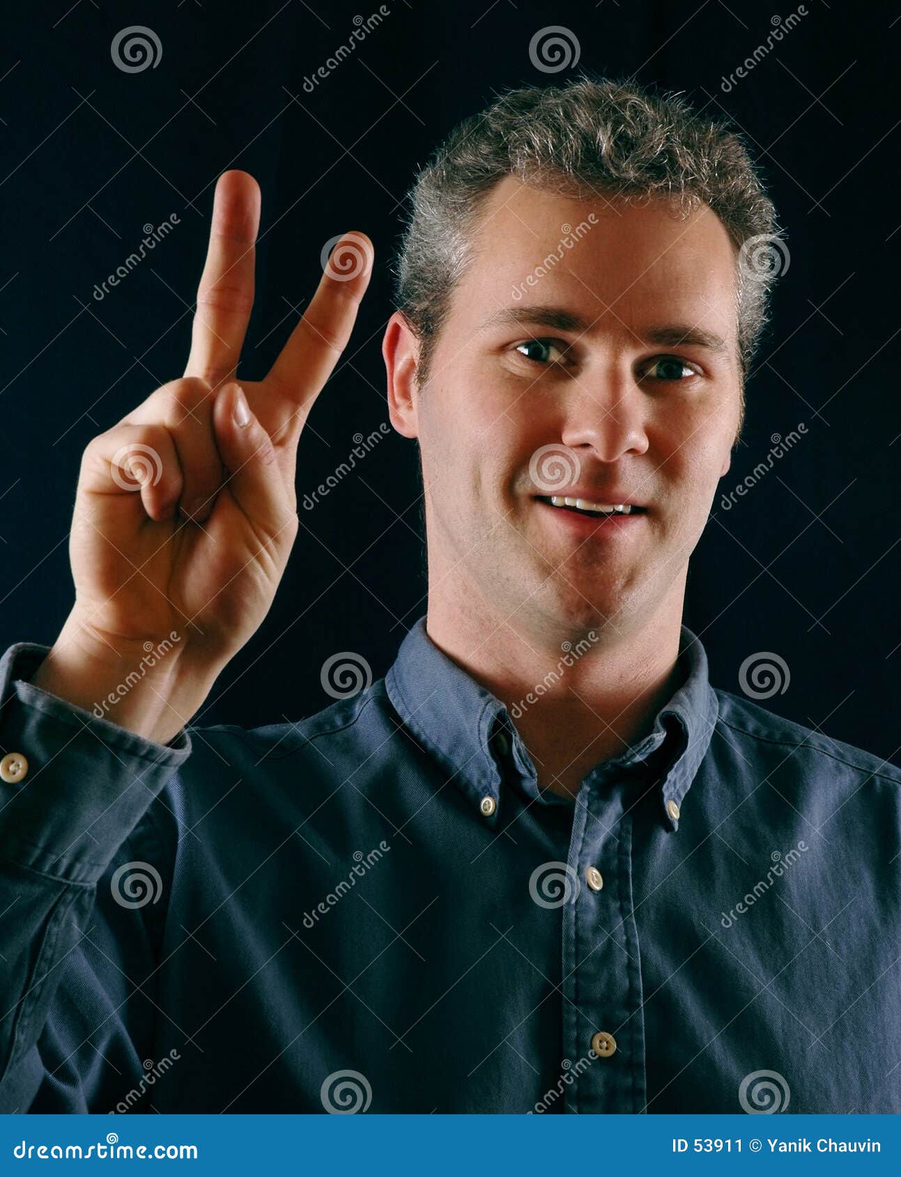 Peace stock image. Image of unique, male, businessman, blue - 53911