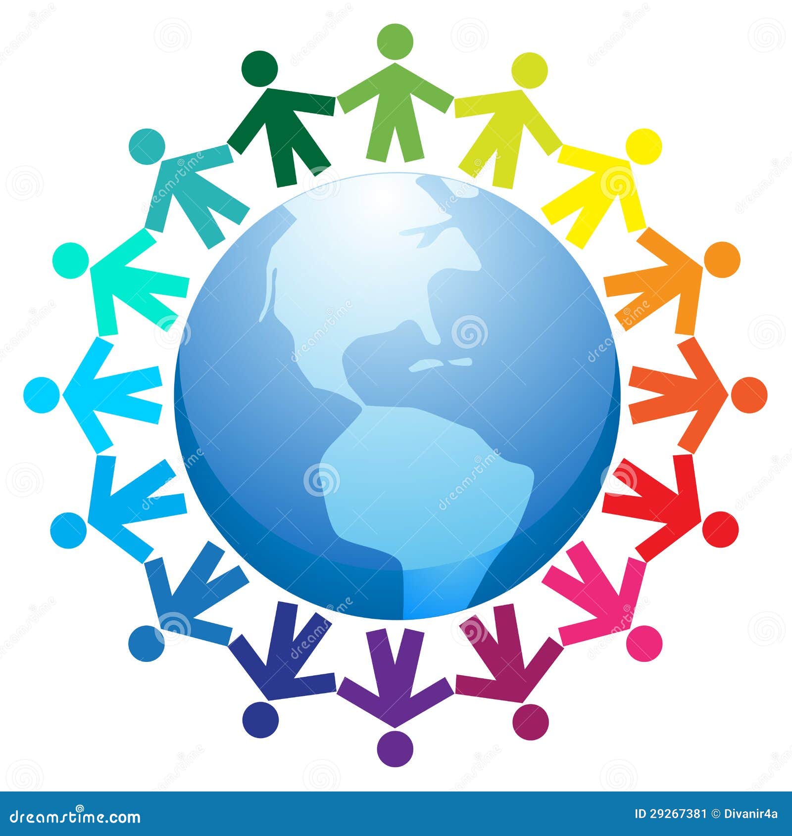 Peace around the world stock illustration. Illustration of organisation ...