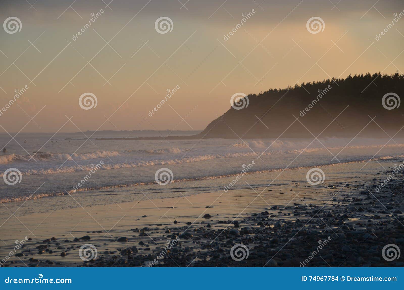 Peace at the Beach stock photo. Image of waves, dartmouth - 74967784