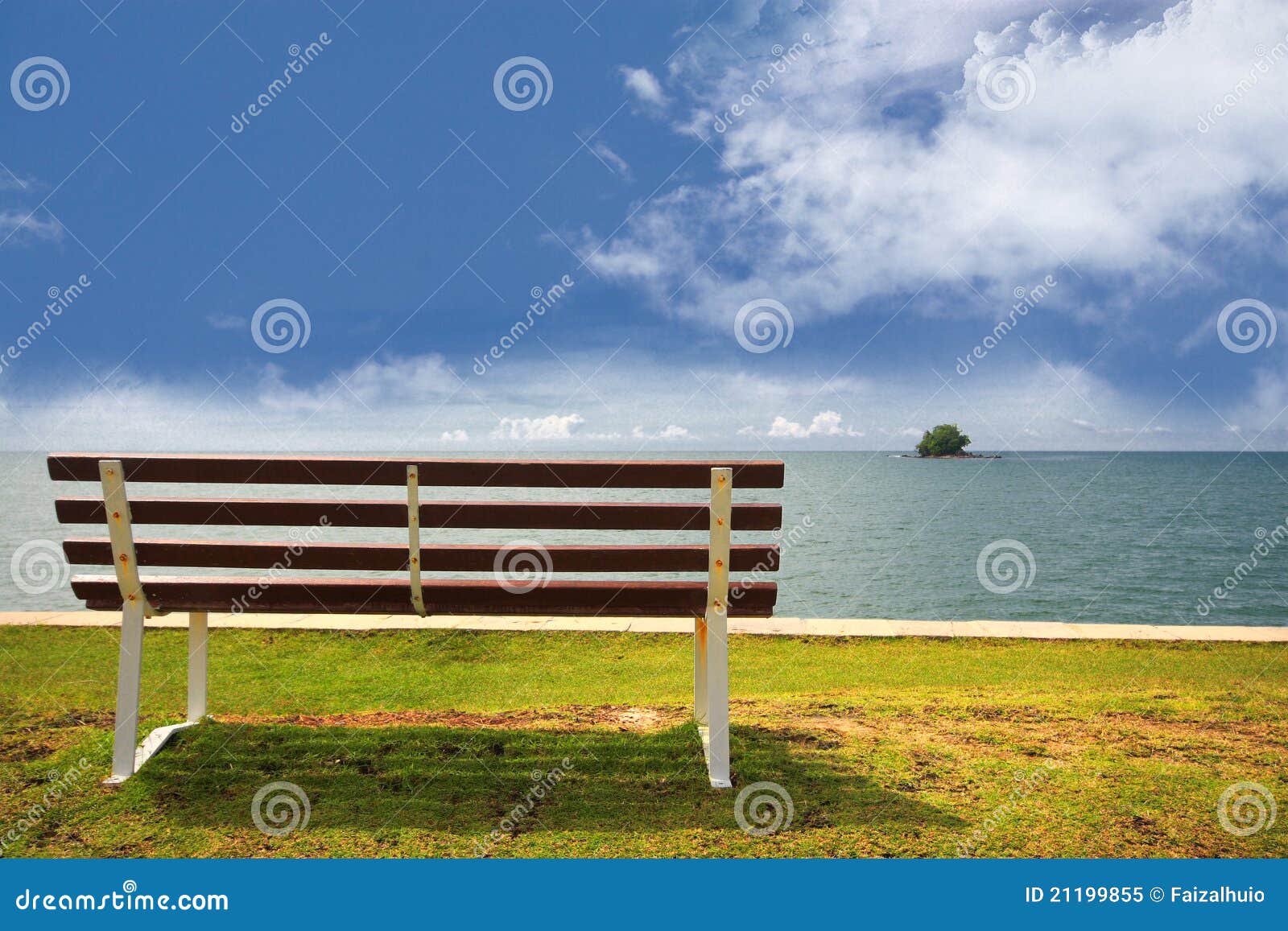 Peace Bench stock image. Image of bench, cloud, hotel - 21199855