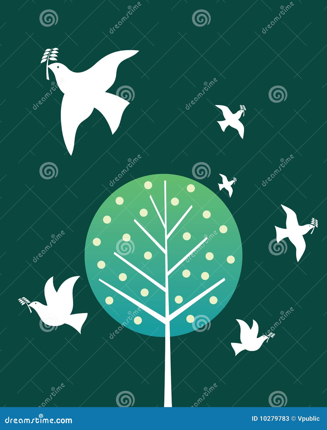 Peace Bird stock vector. Illustration of color, peace - 10279783