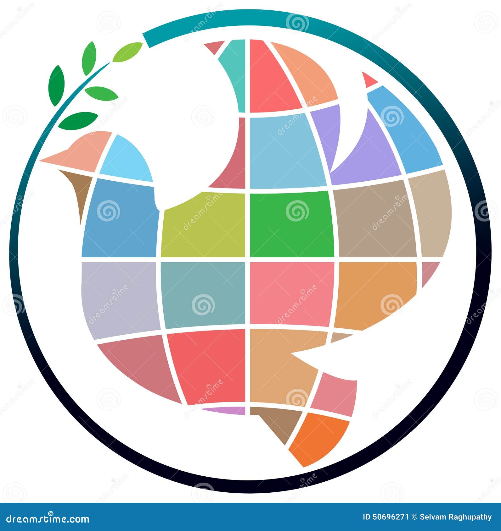 Peace bird stock vector. Illustration of global, brisk - 50696271