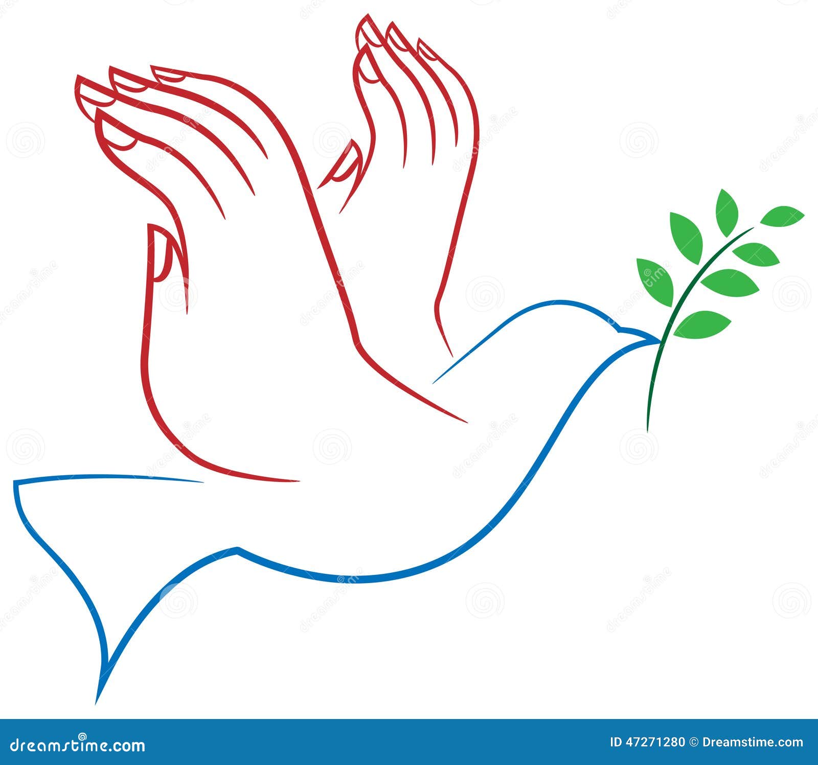 Peace Bird Stock Vector - Image: 47271280