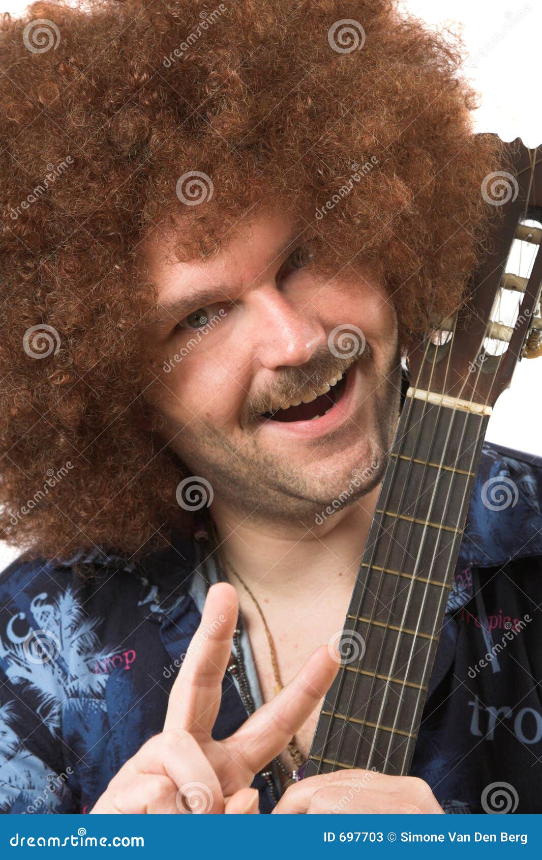 Peace brother! stock image. Image of face, moustache, beatnik - 697703