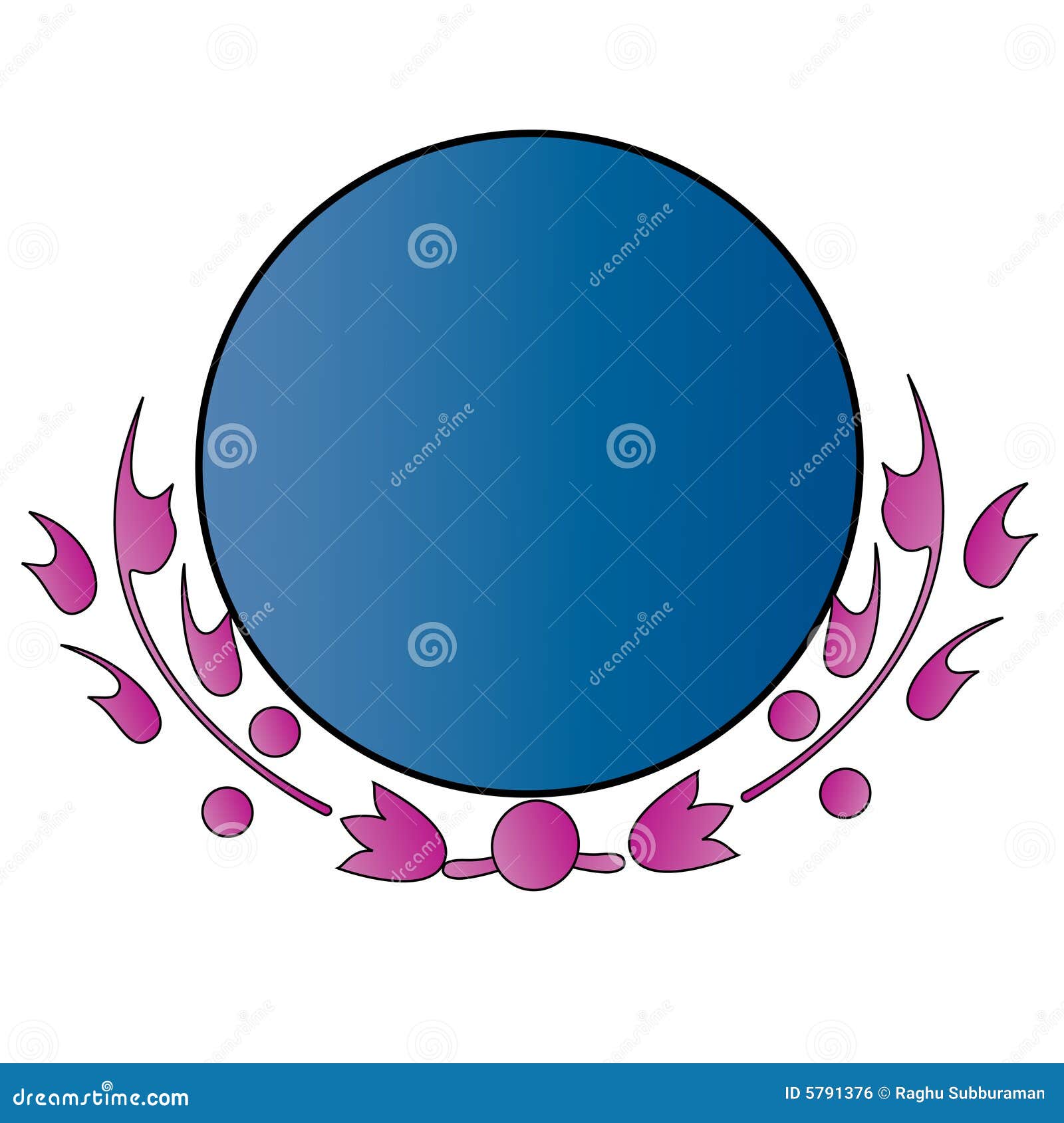 Peace circle stock illustration. Illustration of blue - 5791376