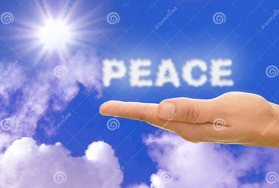 Peace cloud stock image. Image of abstract, cloud, word - 30890205