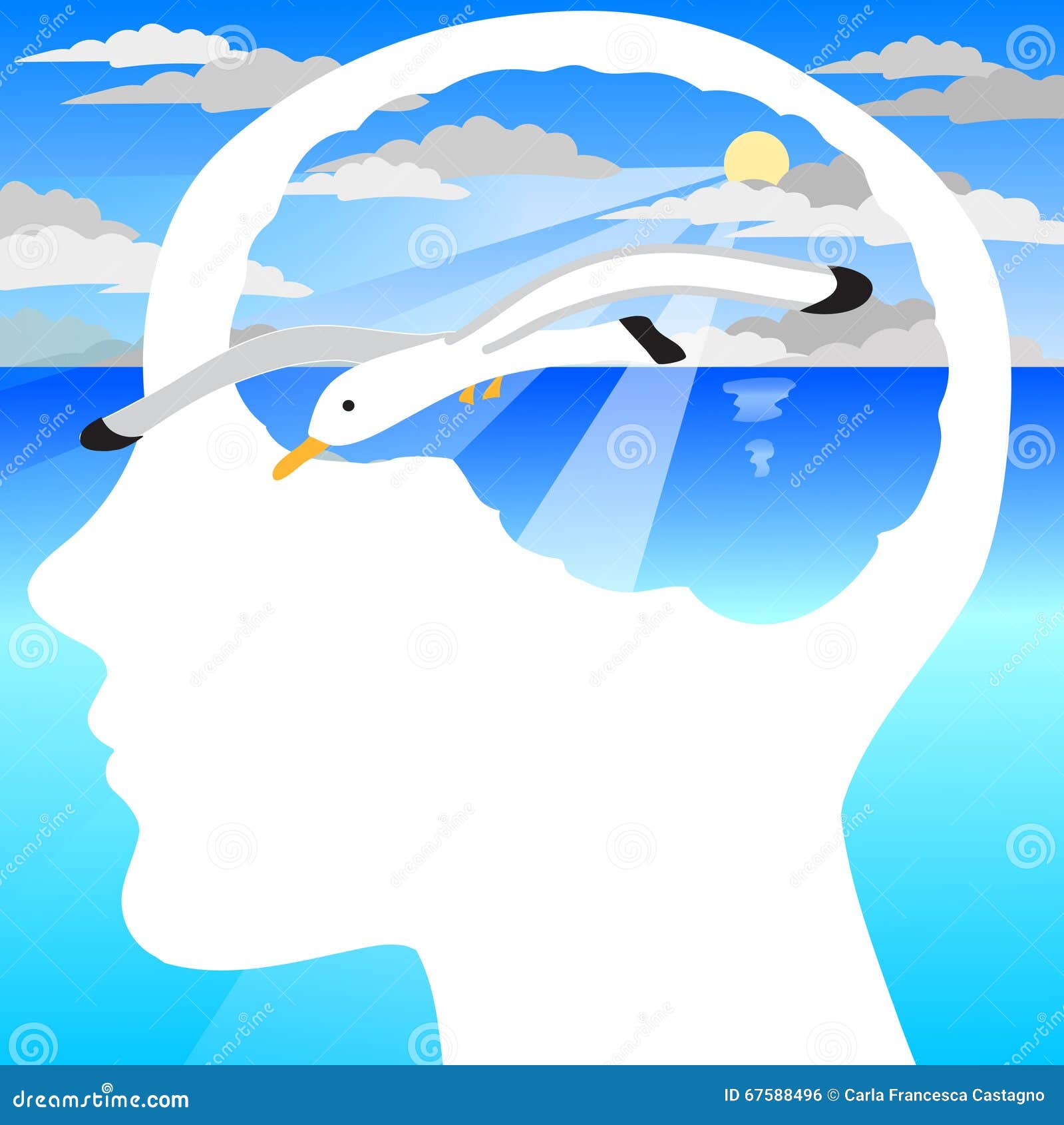 Peace concept vector stock vector. Illustration of relax - 67588496