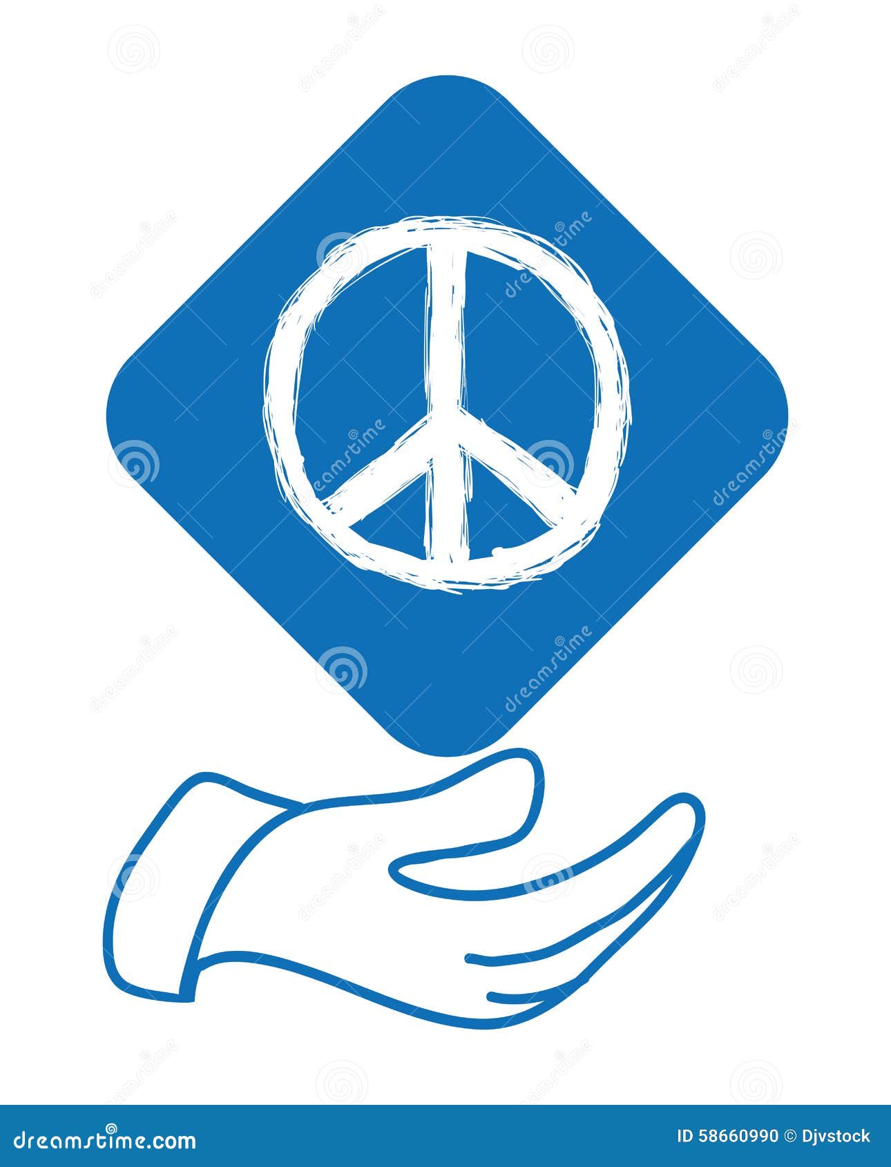 Peace design stock vector. Illustration of element, human - 58660990