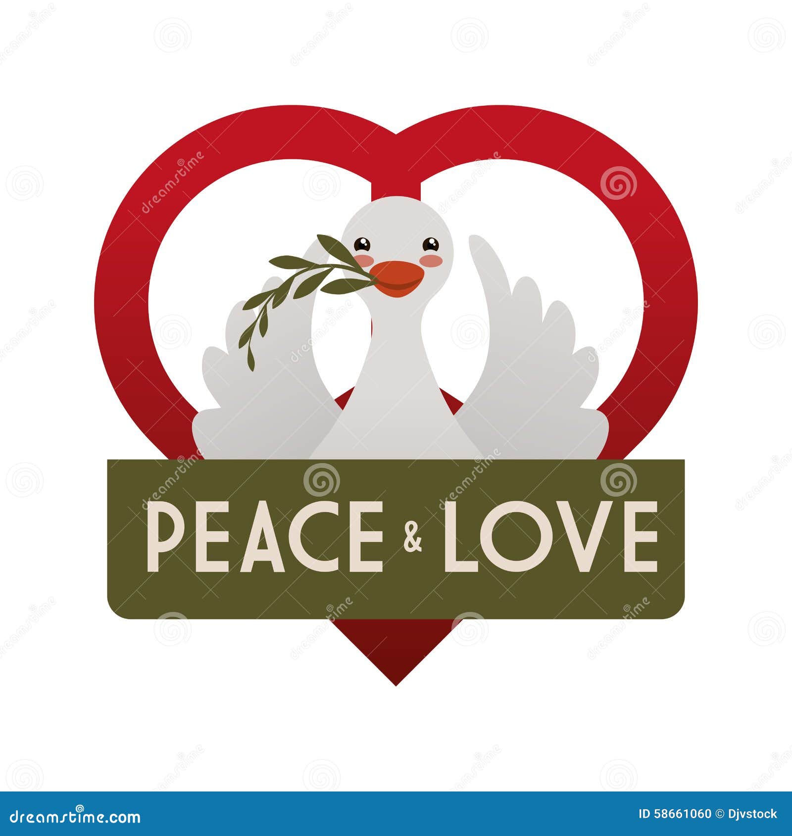 Peace design stock vector. Illustration of inspiration - 58661060