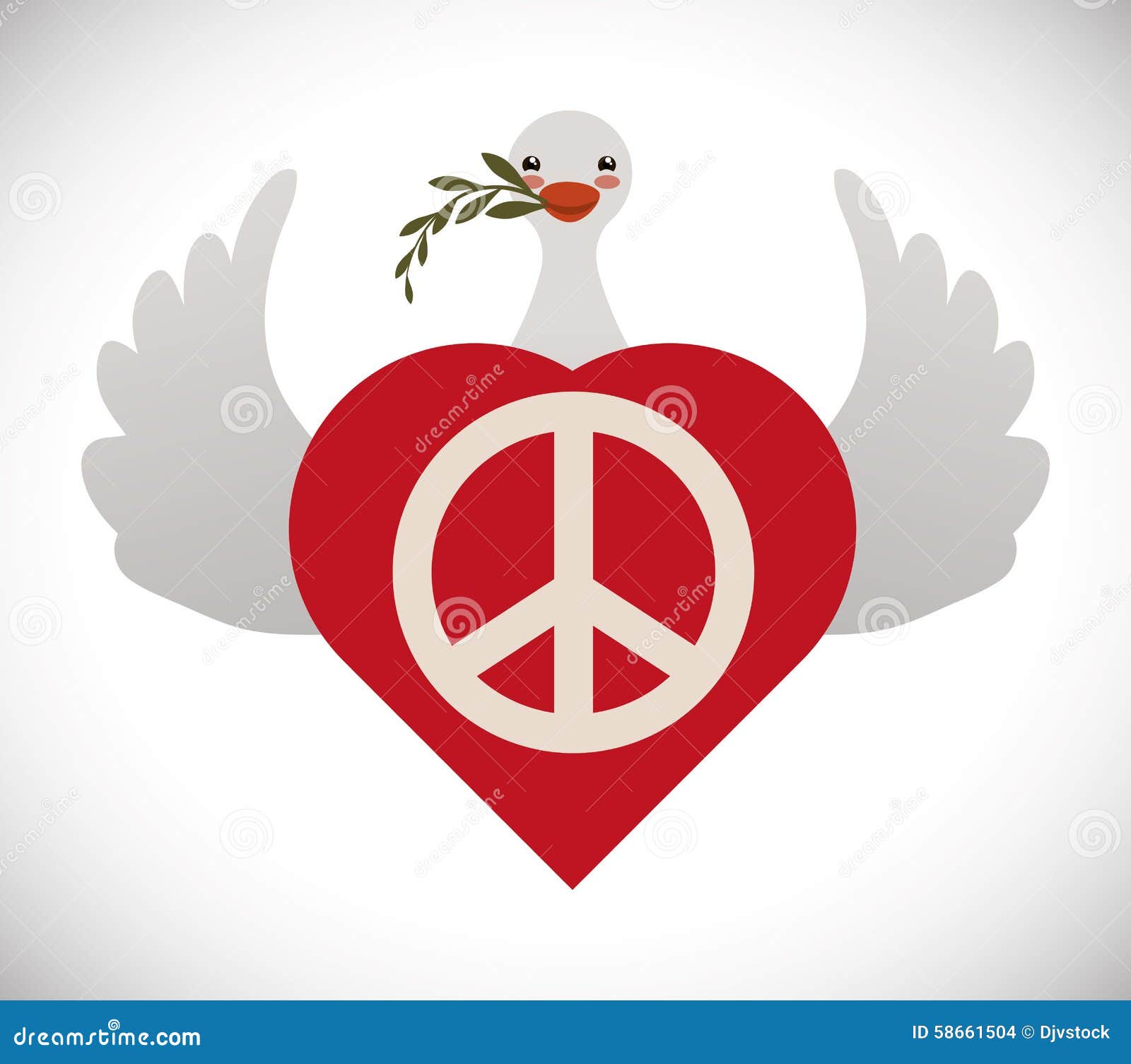 Peace design stock vector. Illustration of pacifism, peaceful - 58661504
