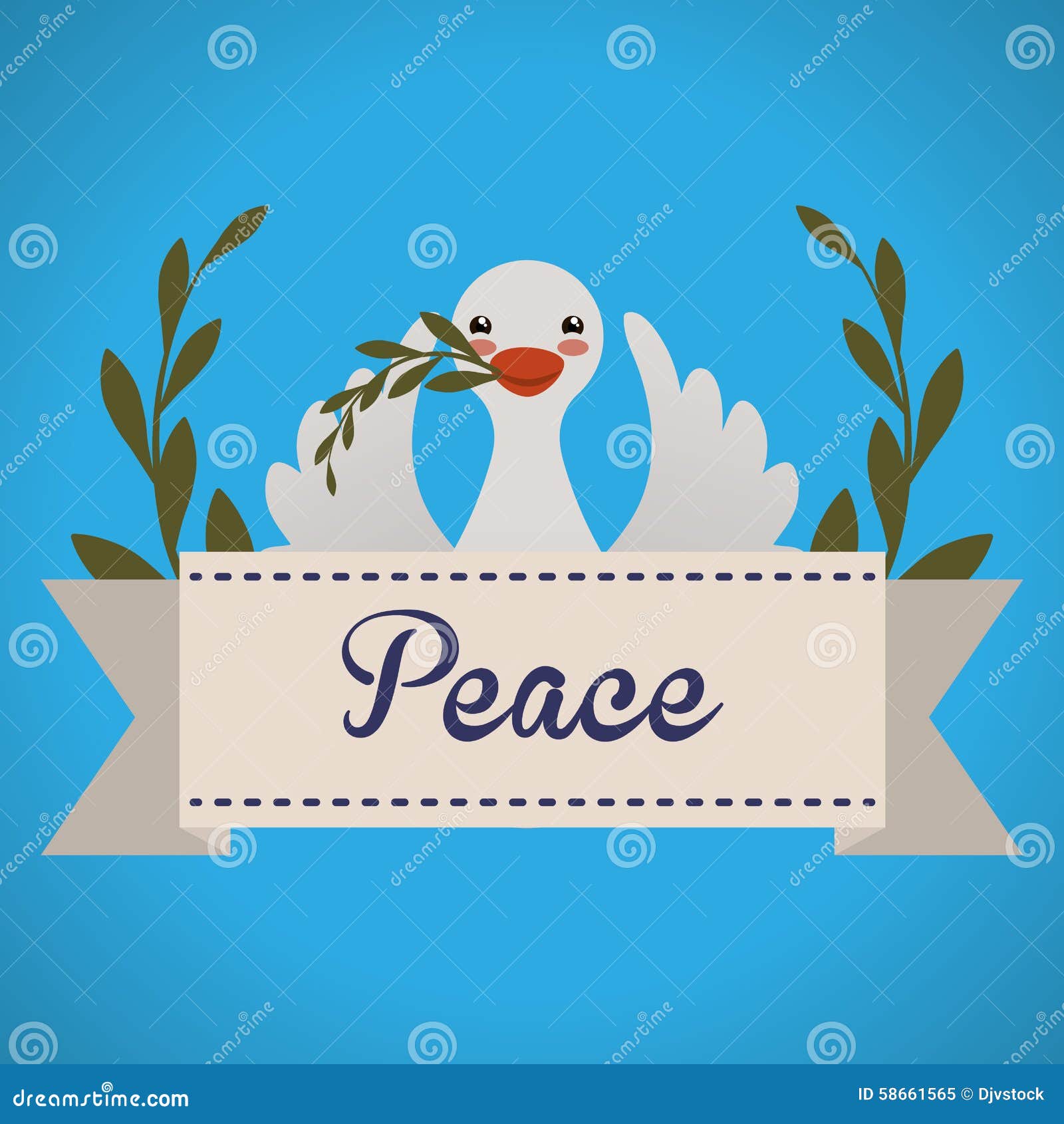 Peace design stock vector. Illustration of hippie, human - 58661565
