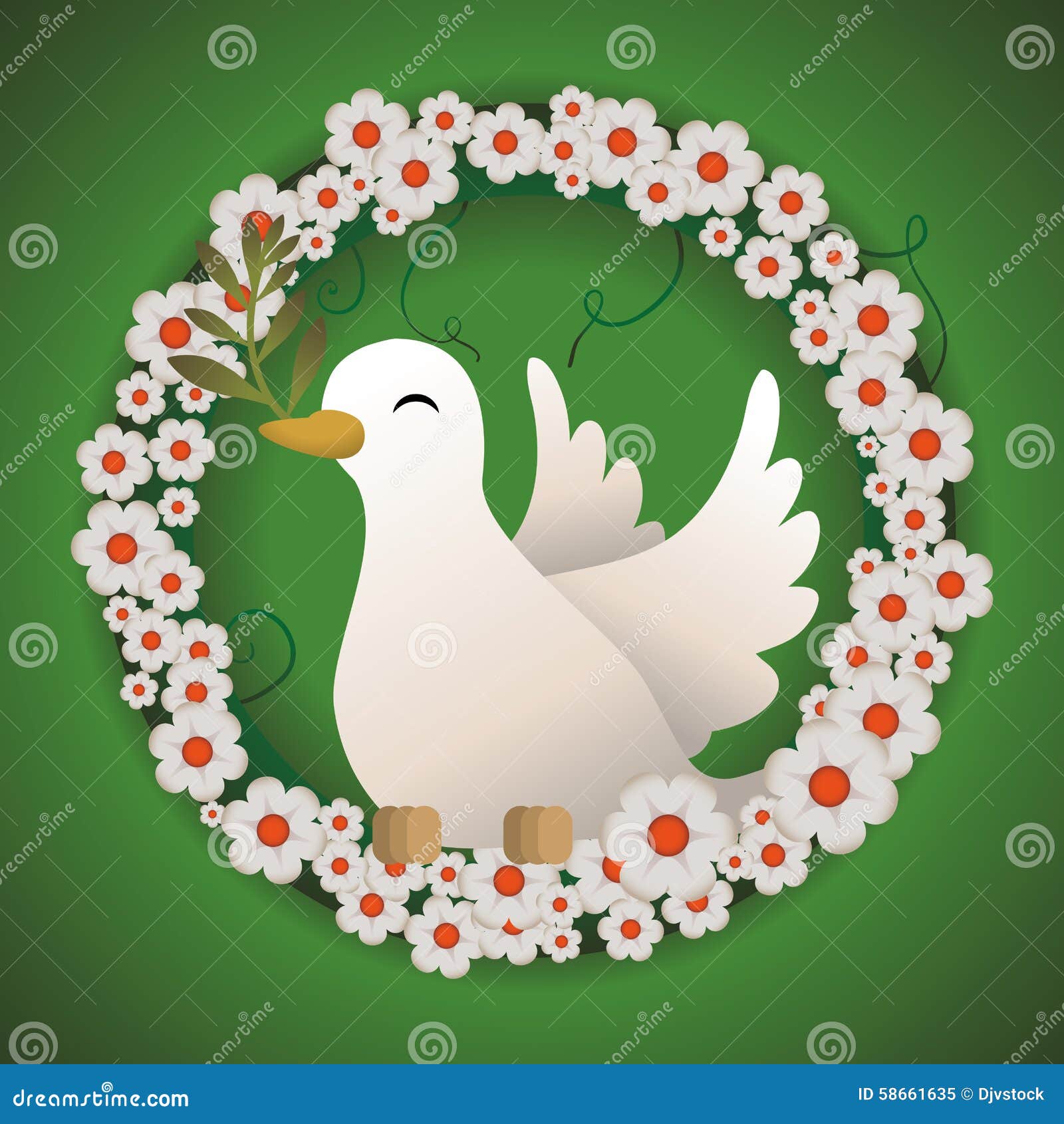 Peace design stock vector. Illustration of concept, purity - 58661635