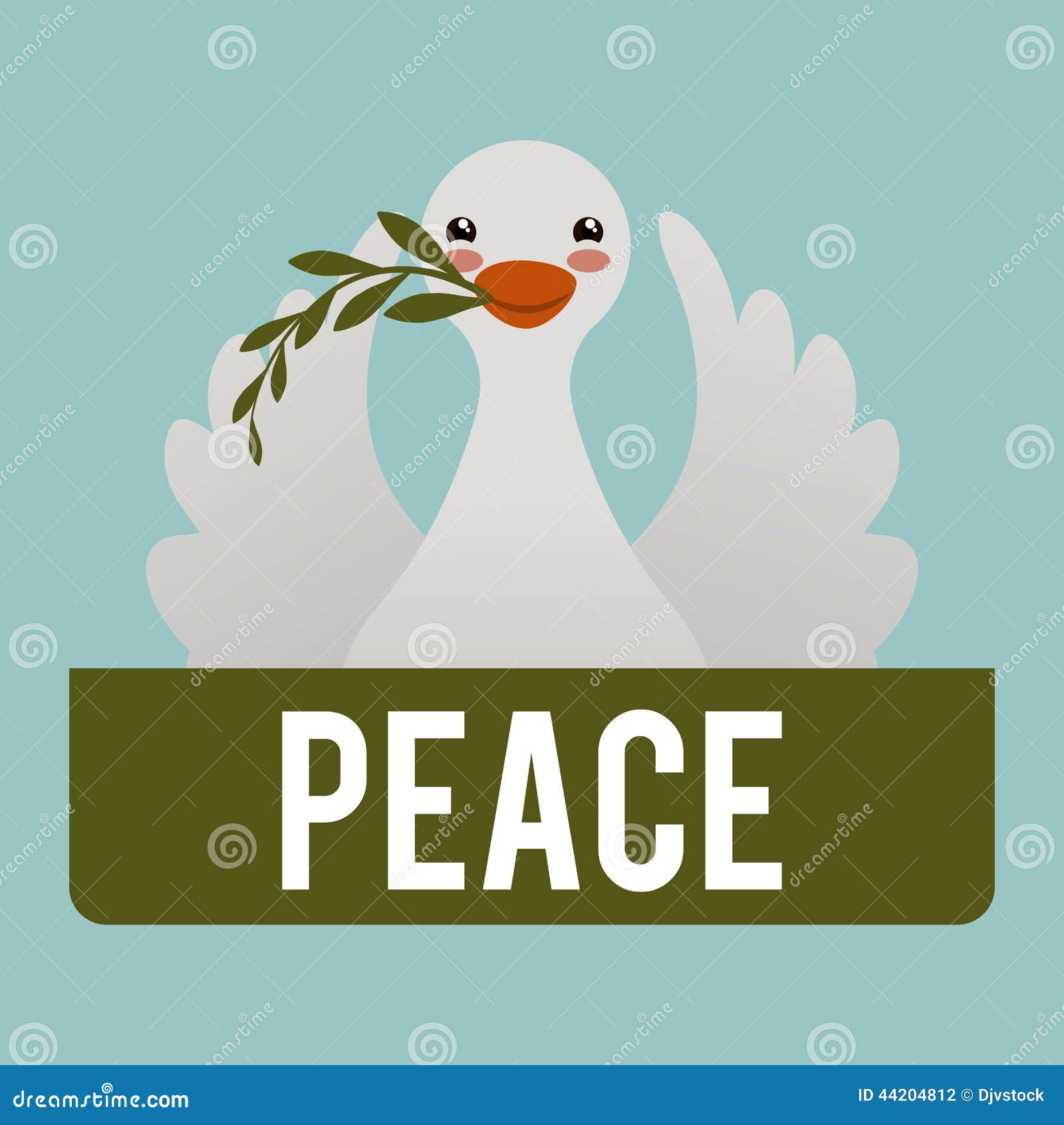 Peace design stock vector. Illustration of symbol, lifestyle - 44204812