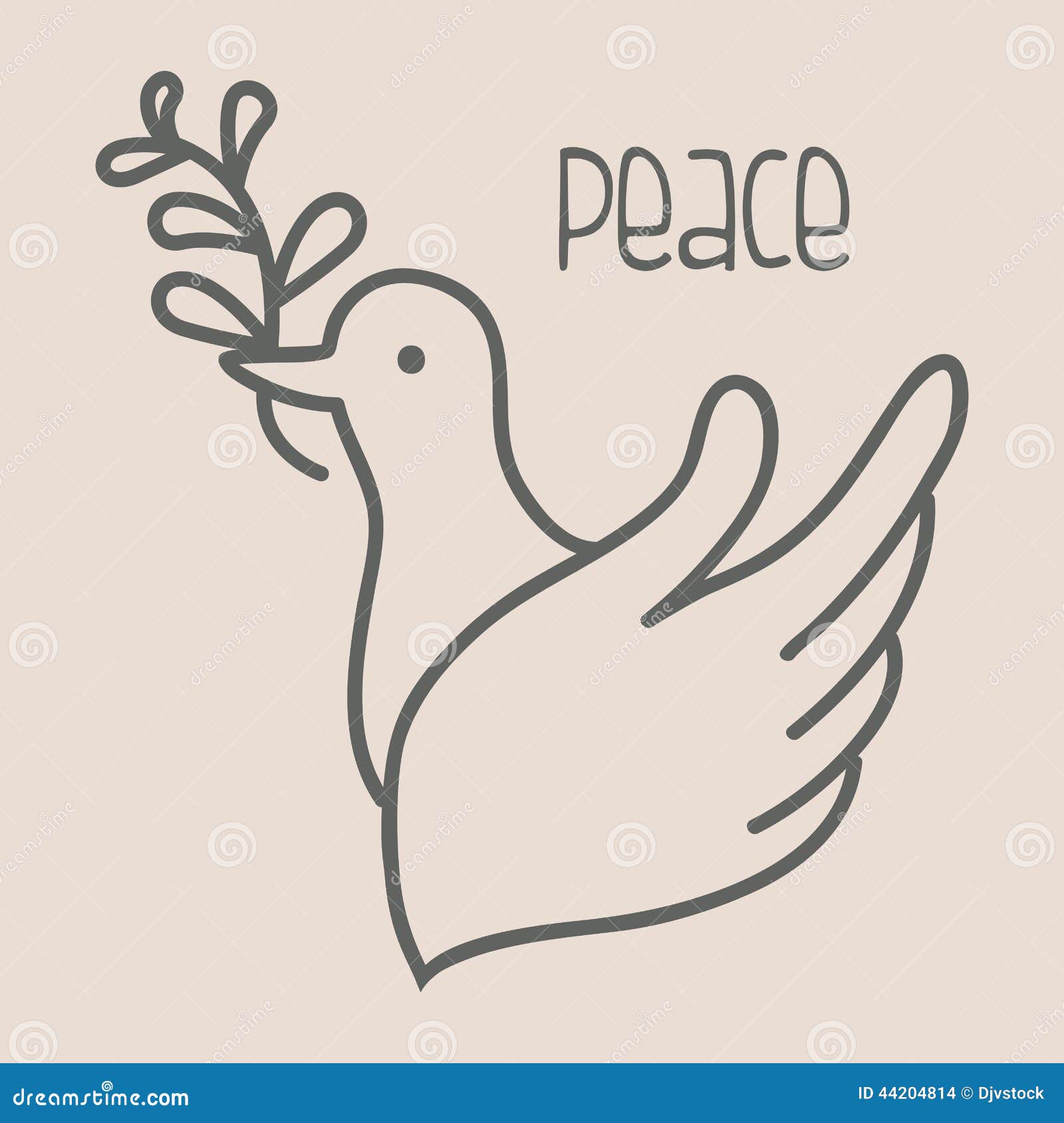 Peace design stock vector. Illustration of friendship - 44204814