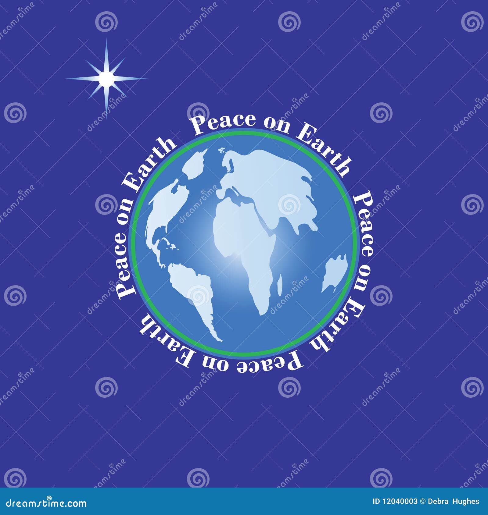 Peace on Earth concept stock vector. Illustration of conciliation ...