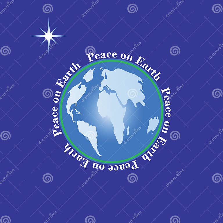 Peace on Earth concept stock vector. Illustration of conciliation ...