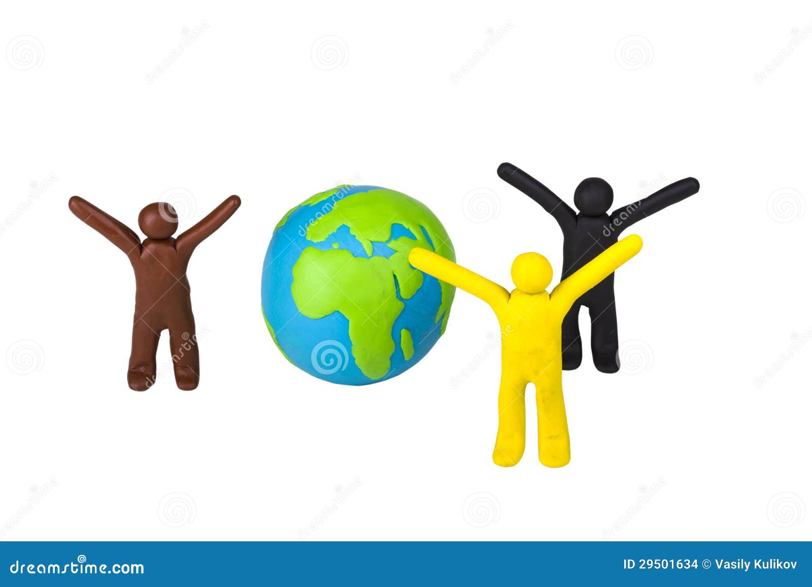 Peace and Friendship between the Peoples of Stock Illustration ...