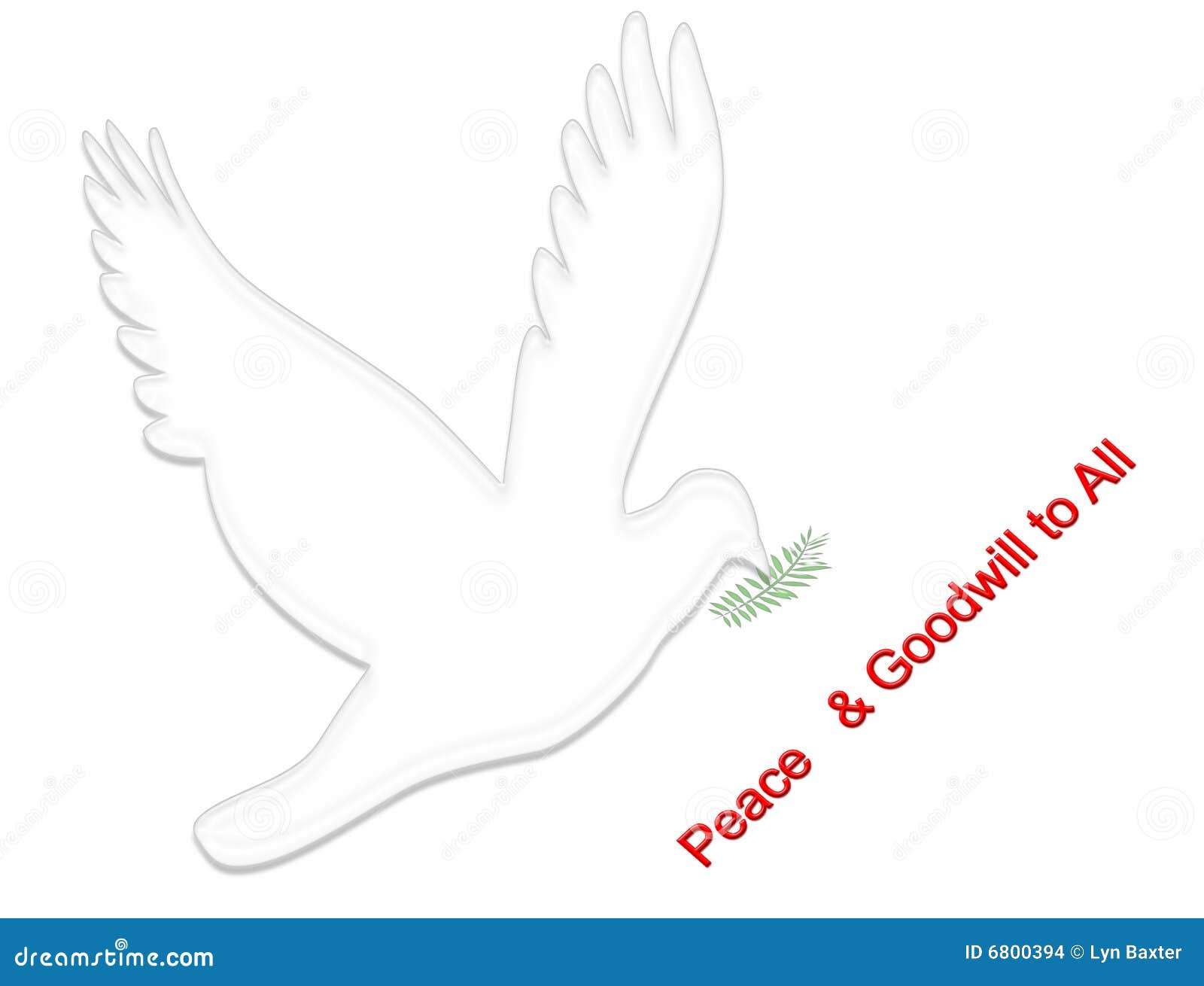 Peace and Goodwill stock illustration. Illustration of white - 6800394