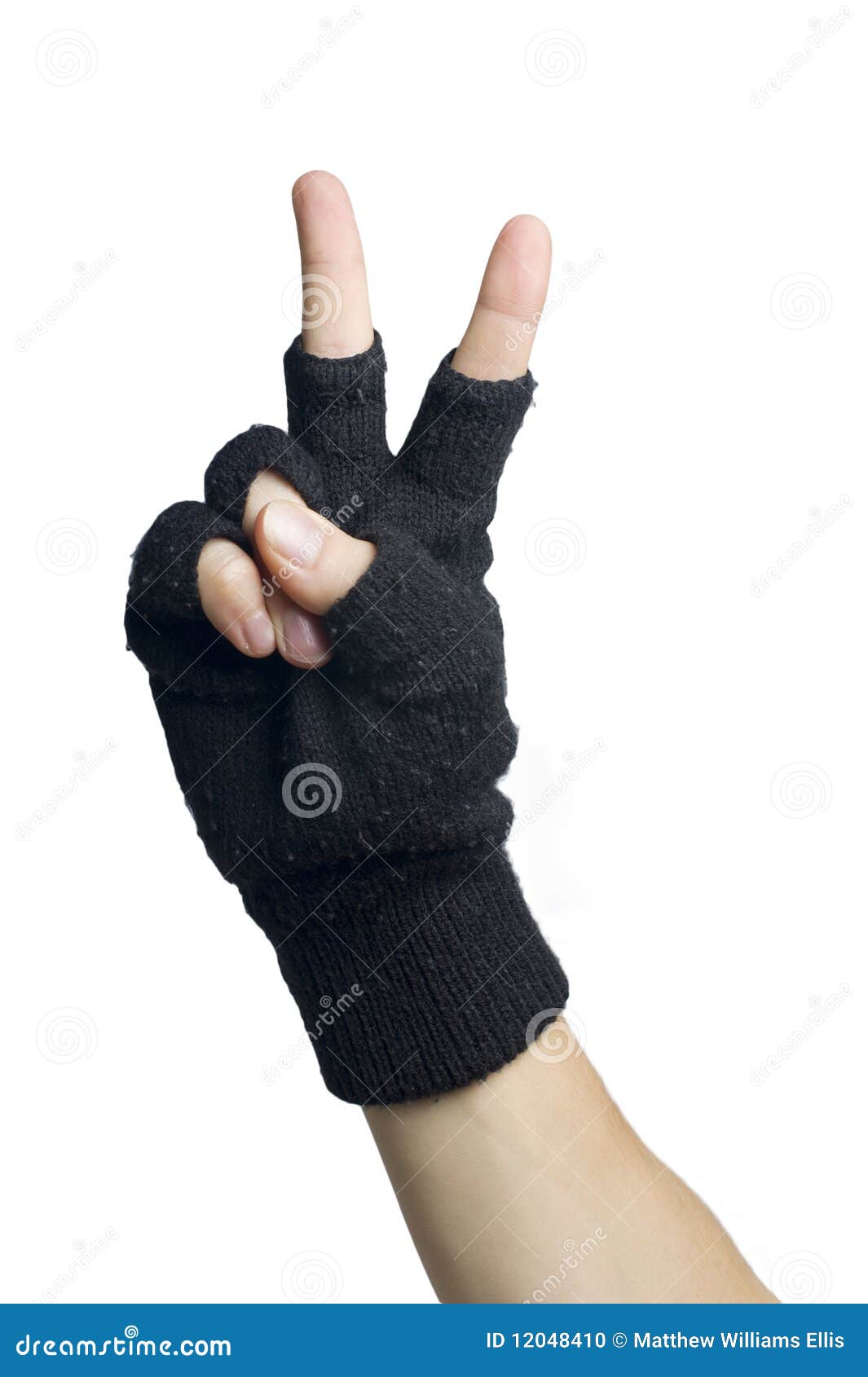Peace Hand Sign stock photo. Image of communication, signal - 12048410