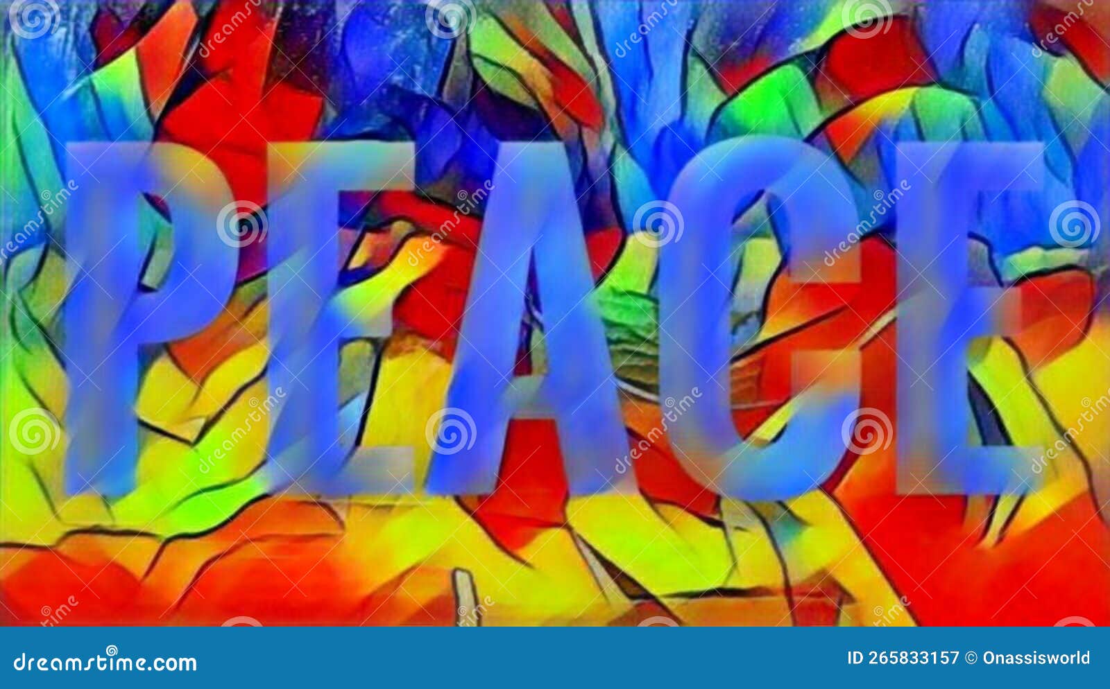 Peace Love Abstract Background Illustrations Stock Illustration ...