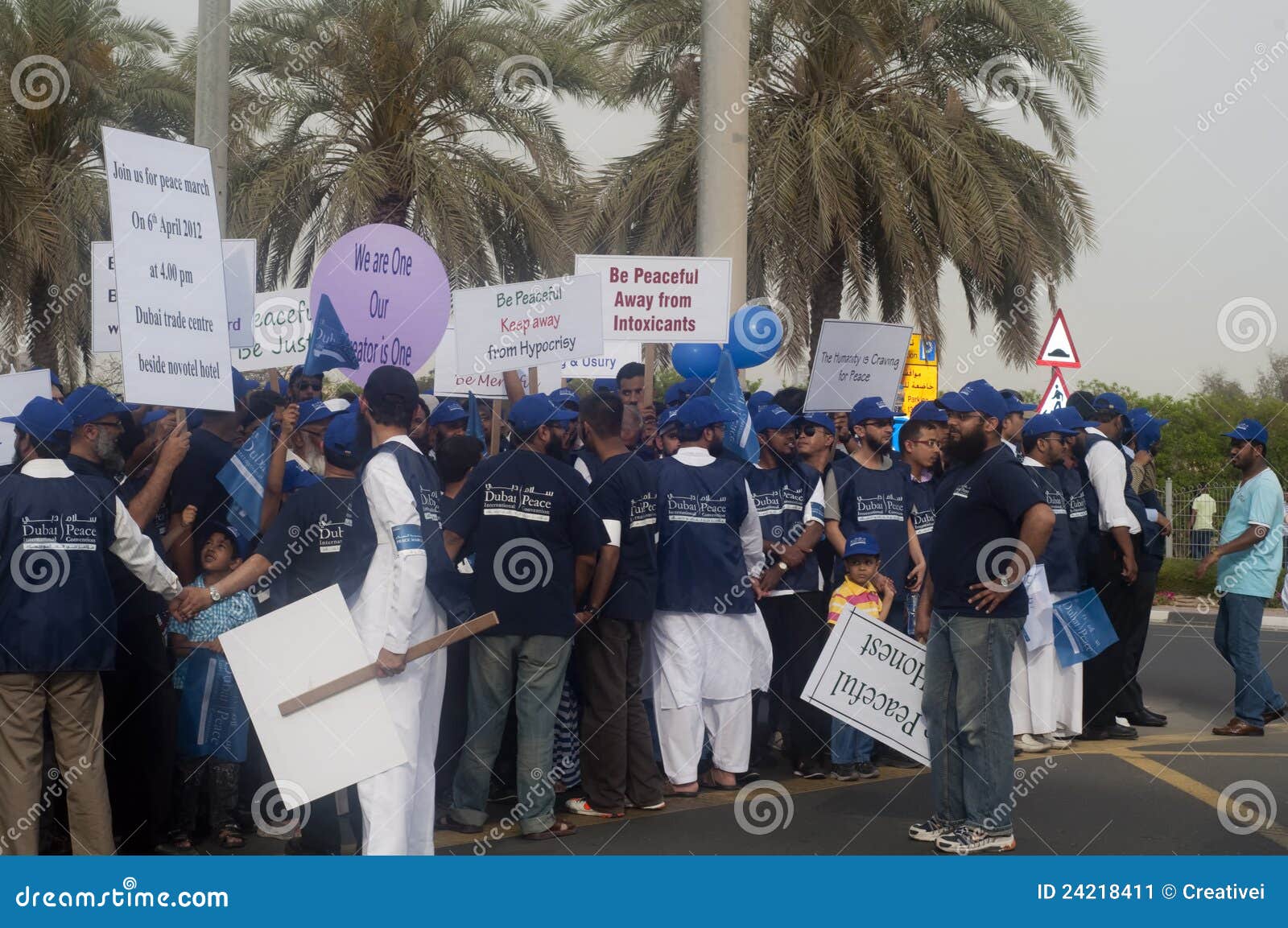 Peace March Crowd editorial photo. Image of protester - 24218411
