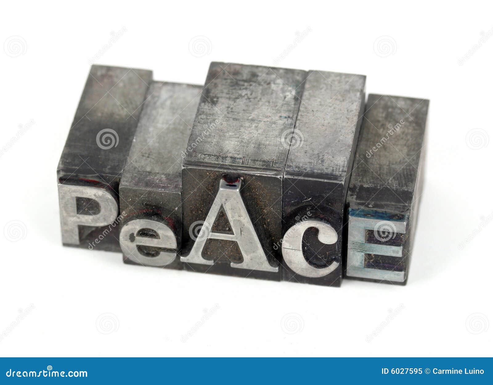 PEACE metal word stock image. Image of shot, bold, typeface - 6027595