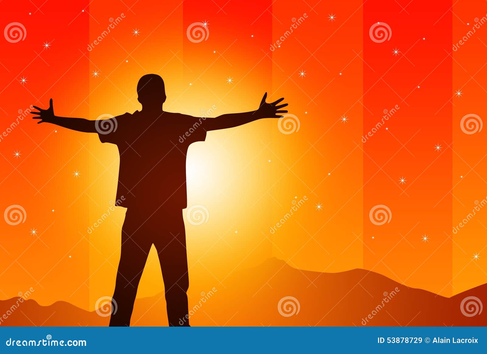 Peace of mind stock illustration. Illustration of explore - 53878729