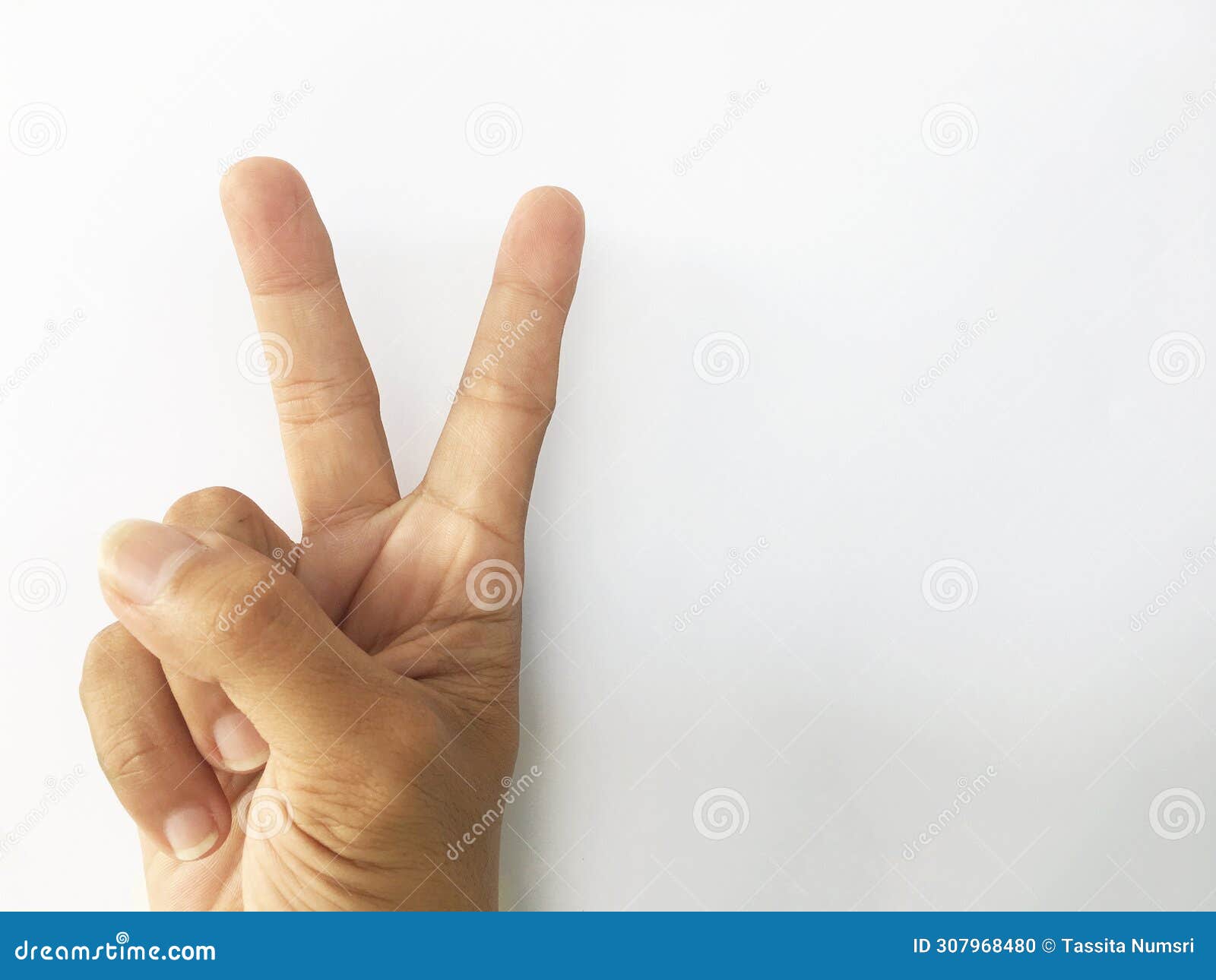 Peace, Number Two Hand Gesture Symbol Stock Photo - Image of peace ...