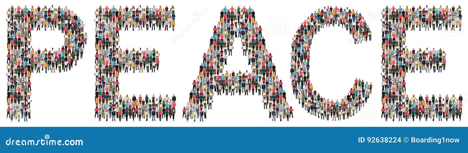 Peace Peaceful Multi Ethnic Group of People Stock Photo - Image of ...