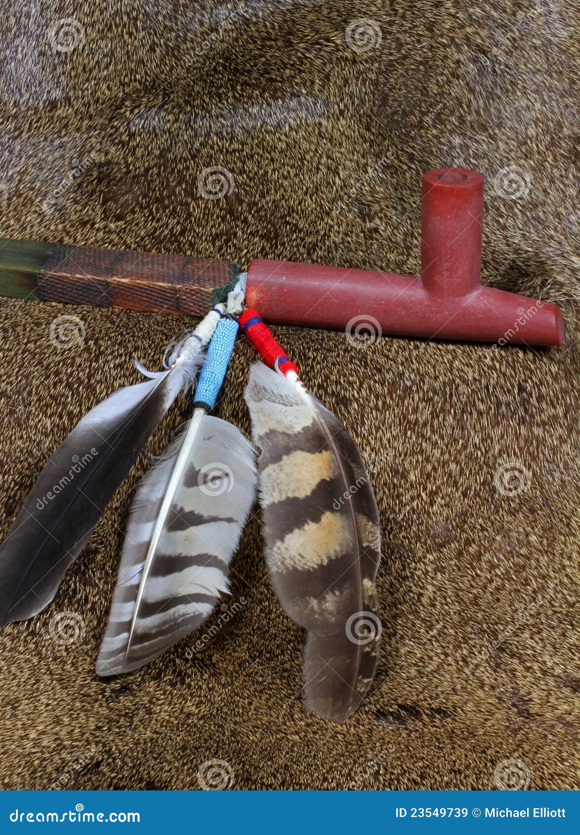 Peace Pipe stock image. Image of handcrafted, indigenous - 23549739