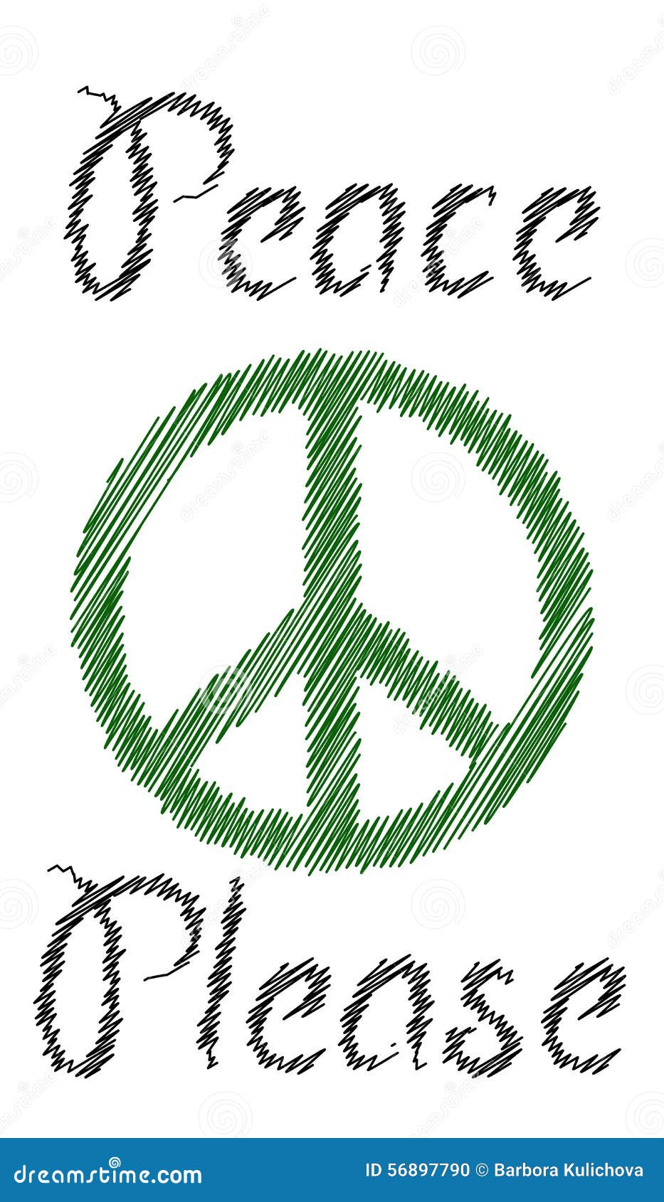 Peace please stock photo. Image of graphics, calligraphy - 56897790