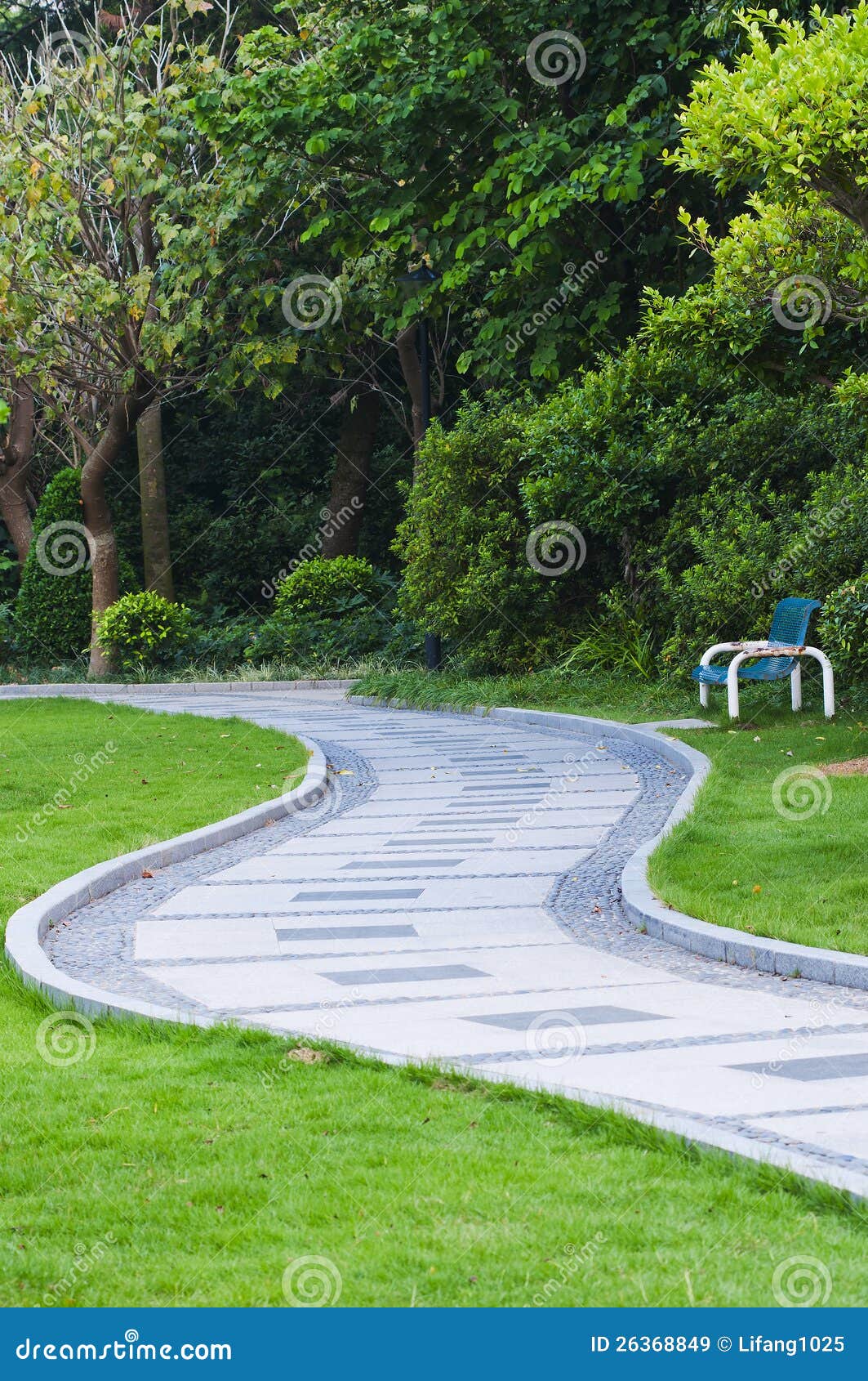 Peace road in park stock image. Image of park, grass - 26368849