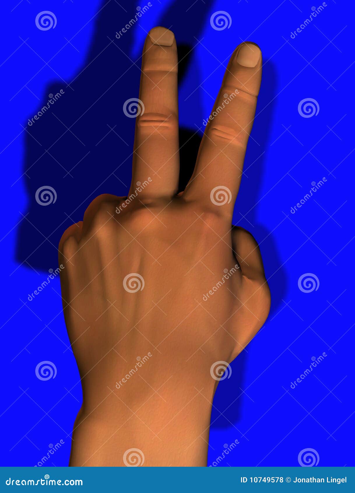 Peace sign stock illustration. Illustration of gesture - 10749578