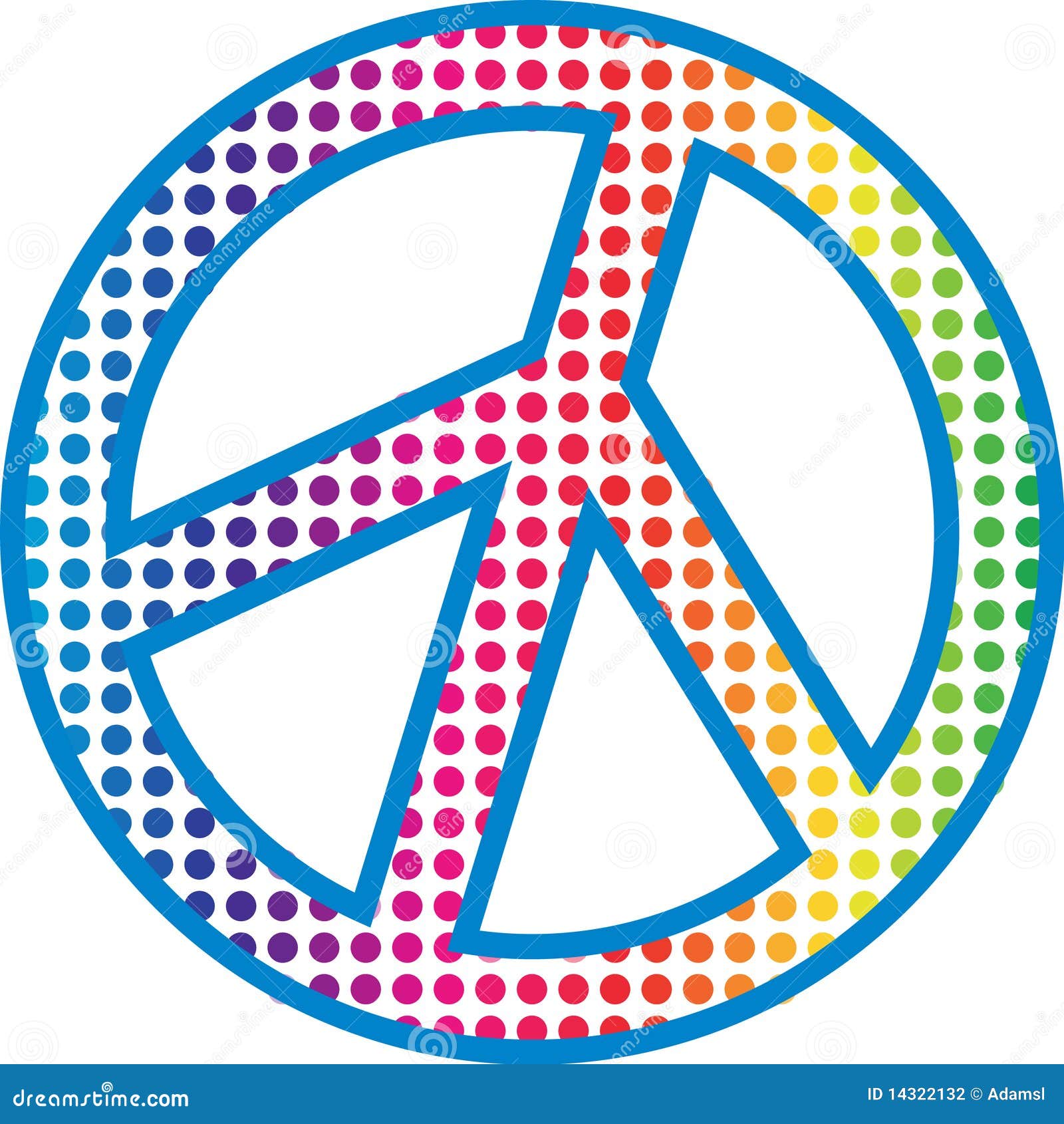 PEACE sign stock vector. Illustration of retro, line - 14322132