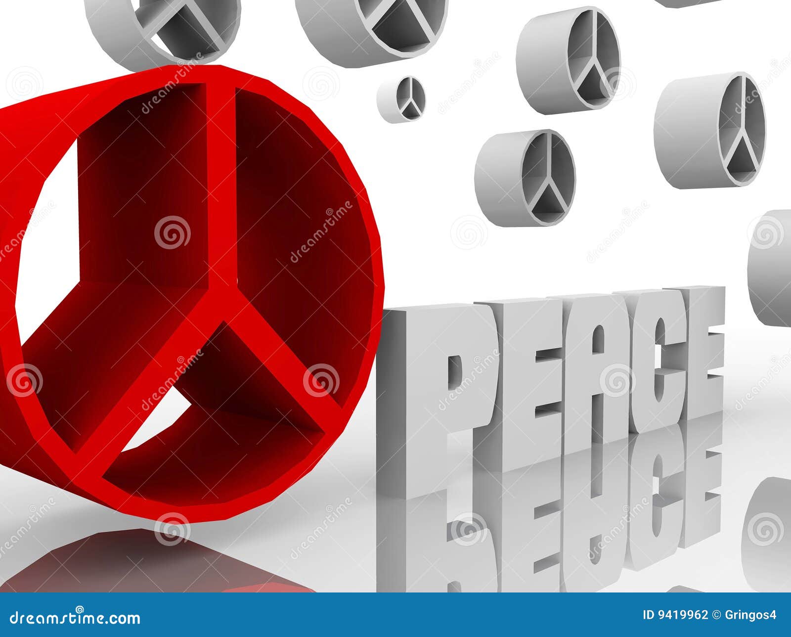 Peace Sign Close Up and Others Stock Illustration - Illustration of ...