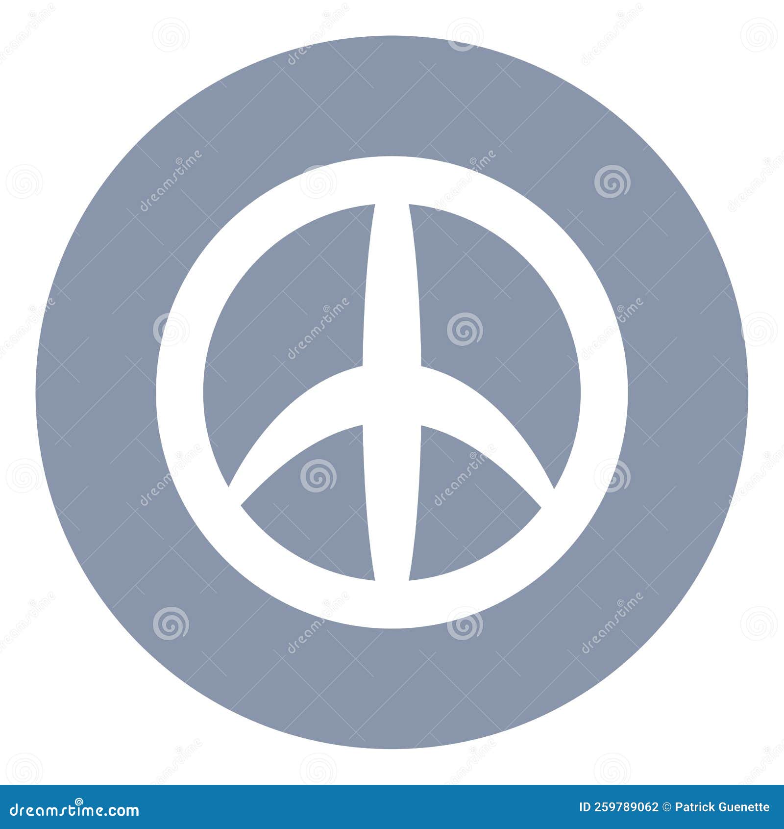 Peace sign, icon icon stock vector. Illustration of graphic - 259789062