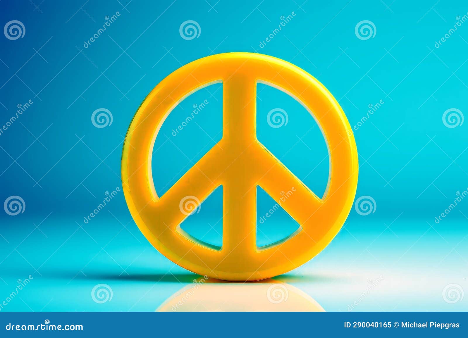 A Peace Sign Symbol Concept Stock Illustration - Illustration of ...