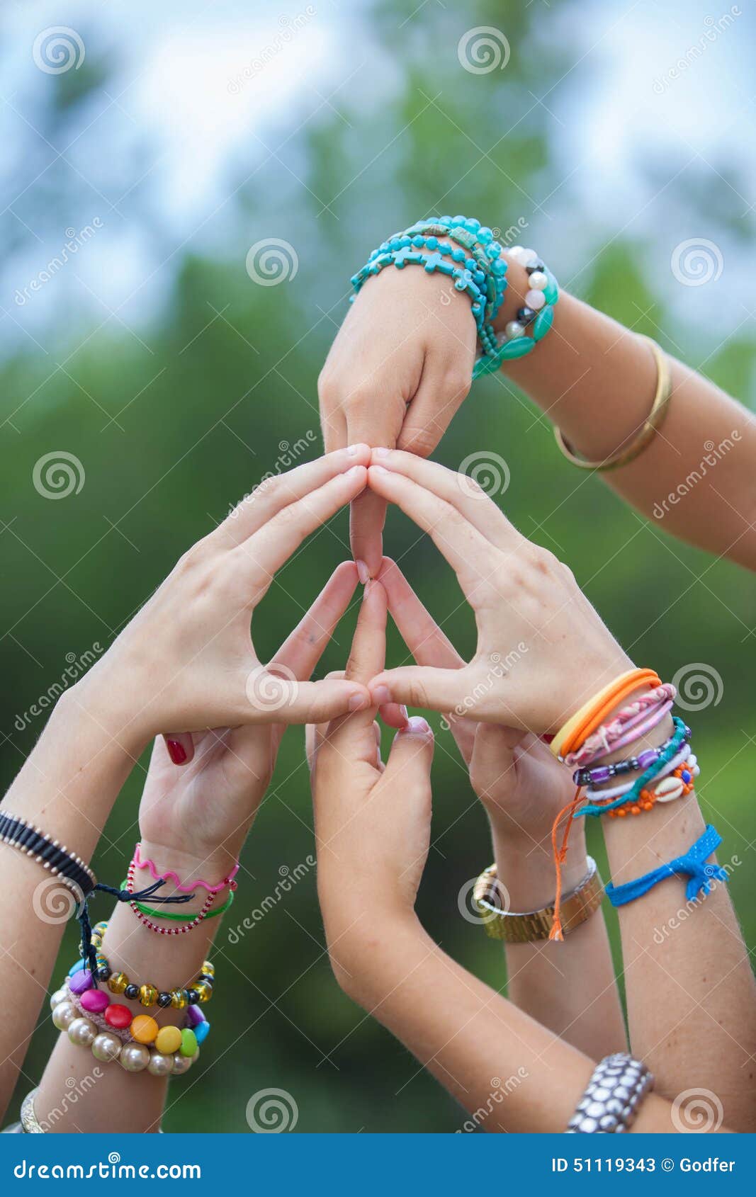 Peace Sign or Symbol Made with Hands Stock Image - Image of culture ...