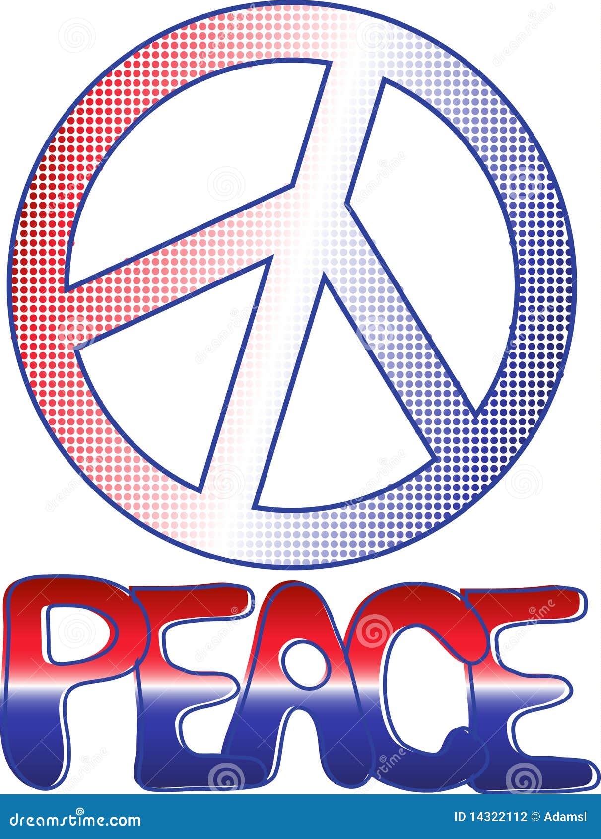 PEACE sign and text stock vector. Illustration of activism - 14322112