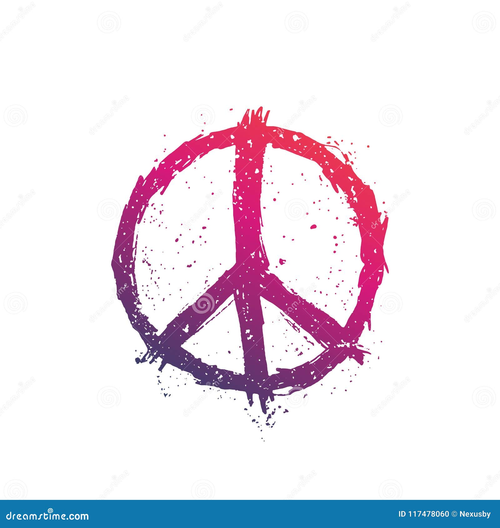Peace Sign Vector Illustration Stock Vector - Illustration of style ...