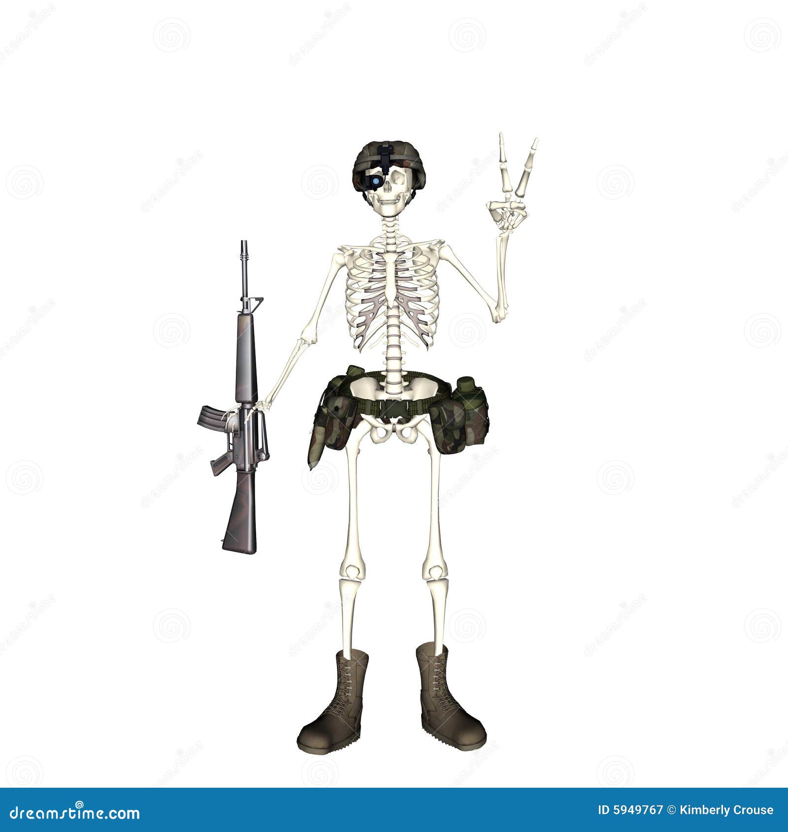 Peace Skeleton 2 Picture. Image: 5949767