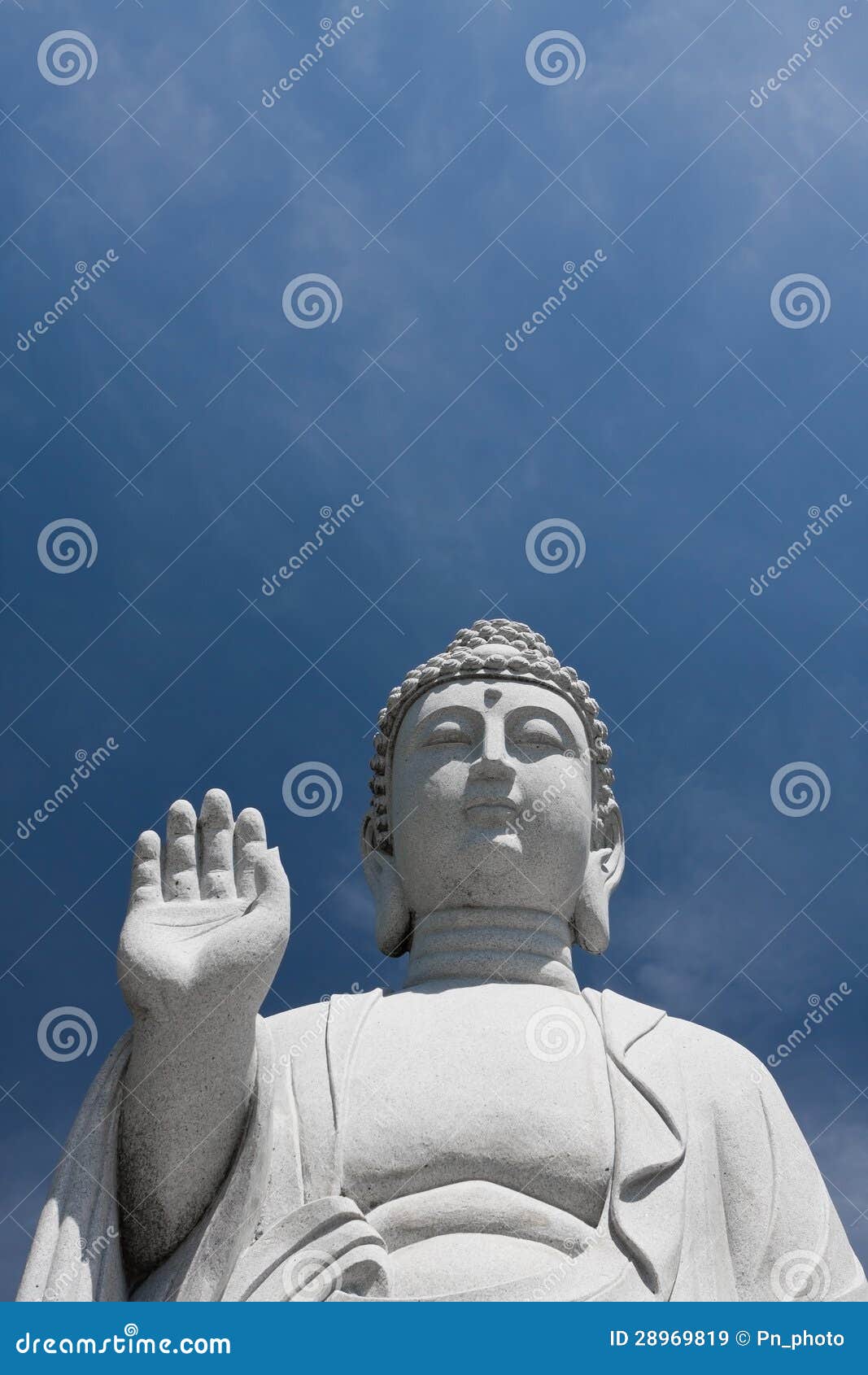 Peace statue stock image. Image of stone, white, meditation - 28969819